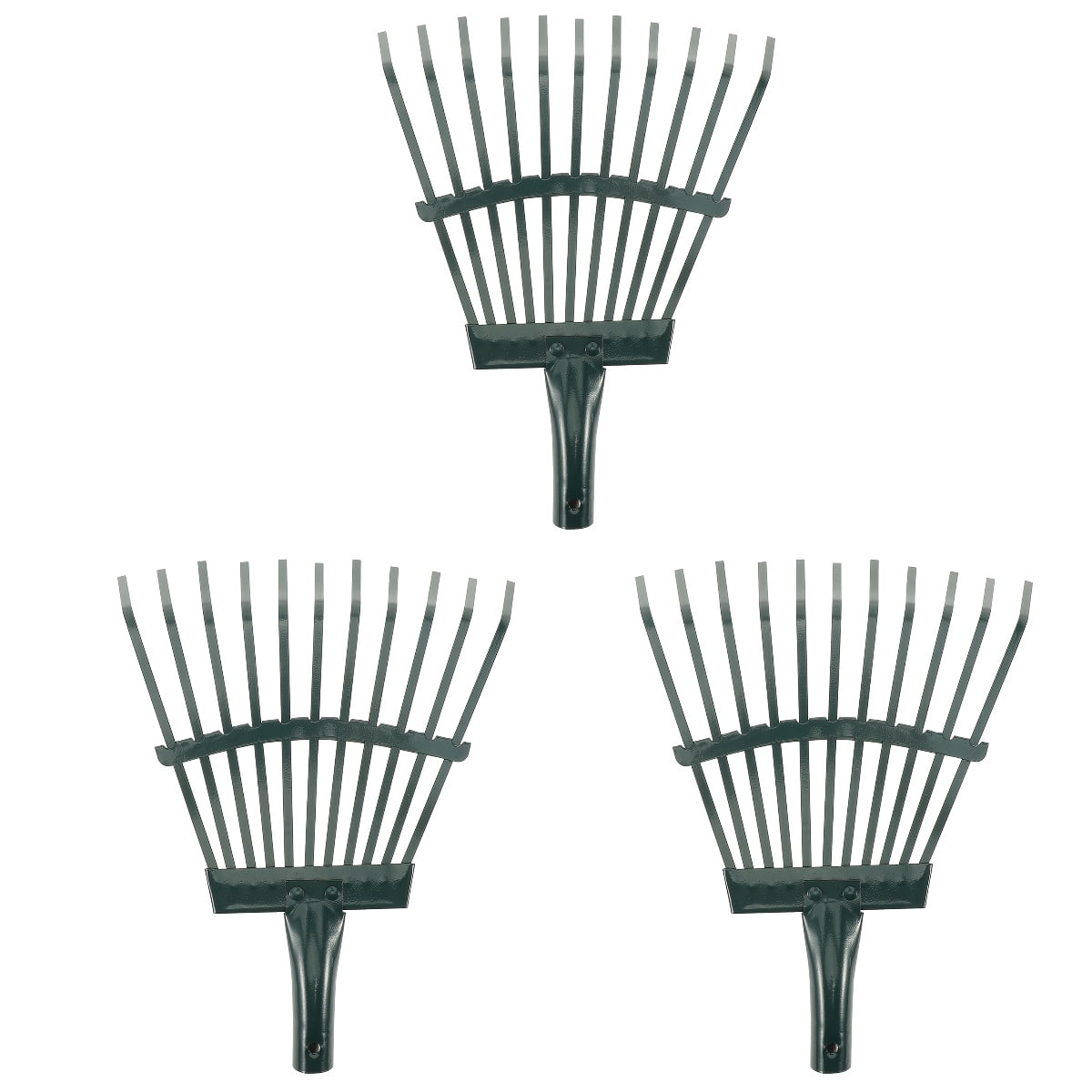 Worgeous 3pcs Outdoor Hand Shrub Rake Garden Rake Tool Garden Cleaning ...