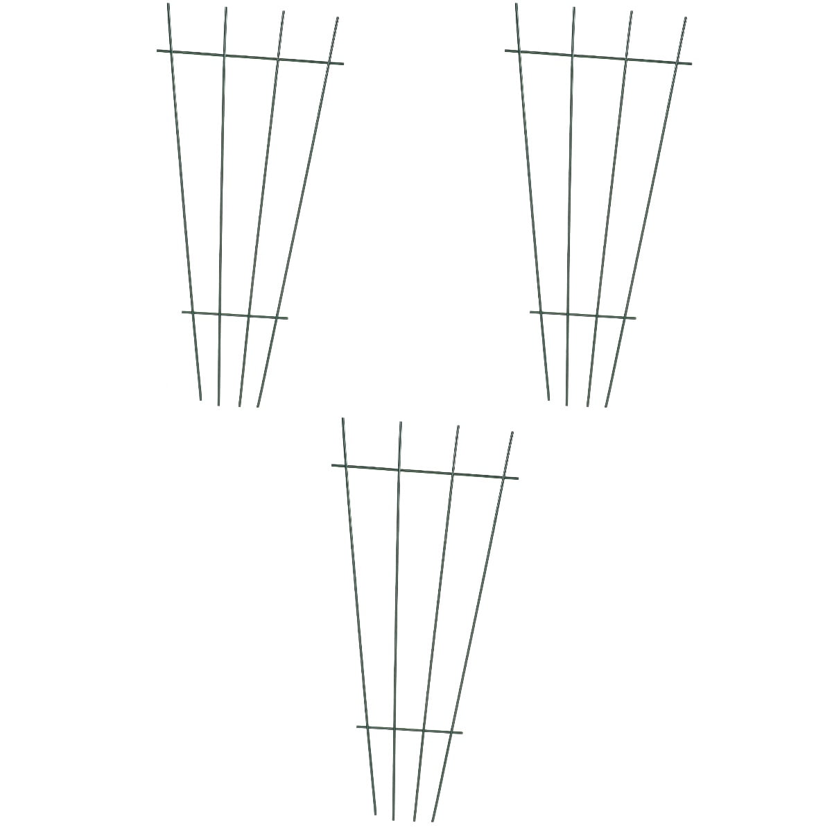 Worgeous 3pcs Plants Climbing Frame Iron Plant Support Trellis Rack ...