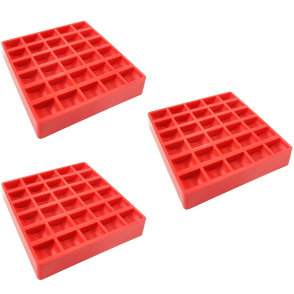 Worgeous 3pcs Plastic Coin Holder Box Coin Storage Organizer Box Coin ...