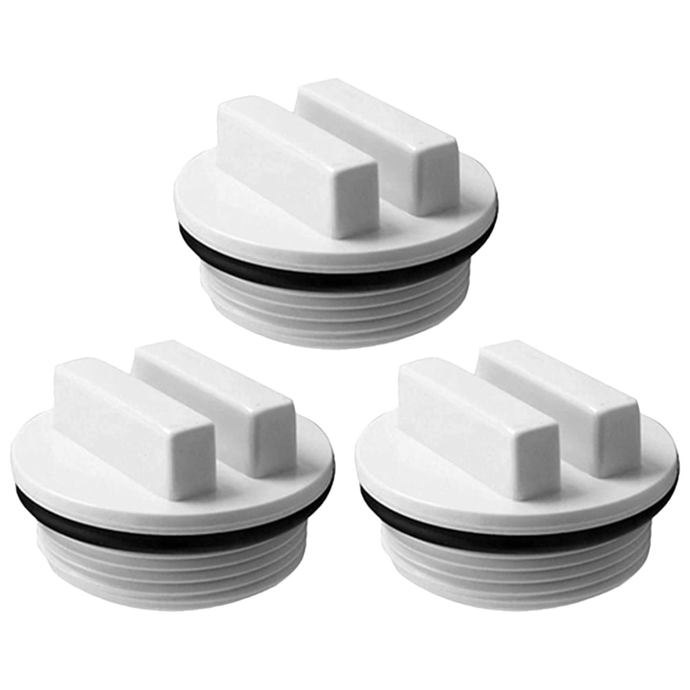 HOOWIFFY Swimming Pool Drain Plugs Durable Plastic Non-Slip No Rust ...