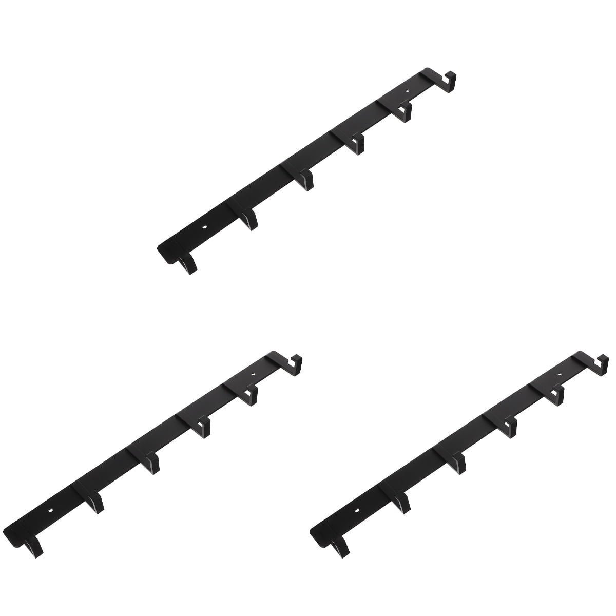 Worgeous 3pcs Portable Wall Hanger Wall-mounted Storage Rack No ...