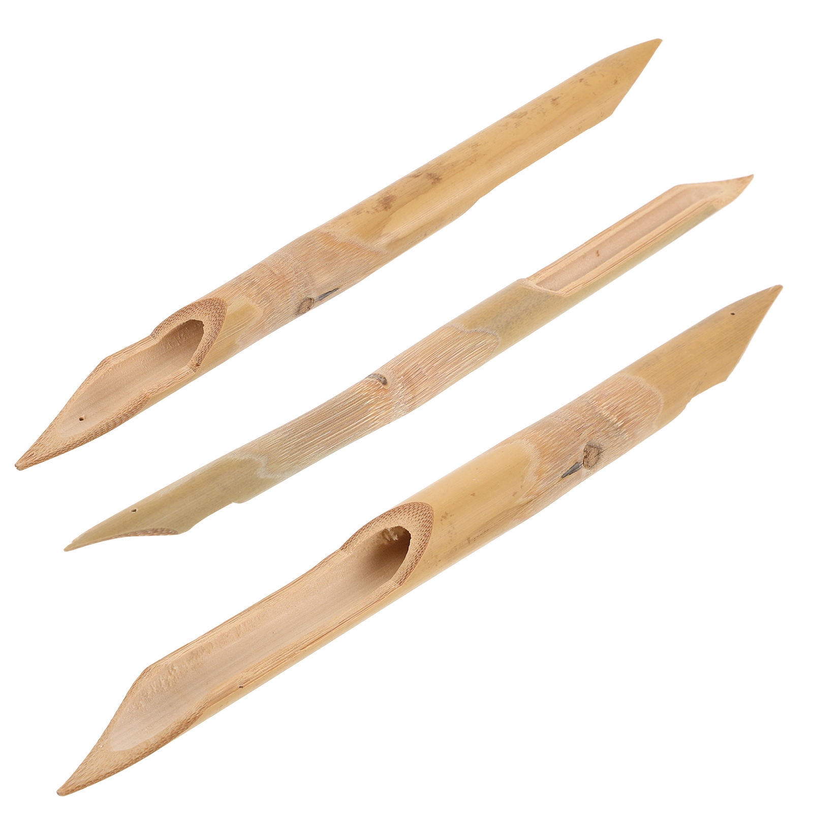 Worgeous 3pcs Pottery Clay Tool Bamboo Clay Sculpture Tool Carve Cutter ...