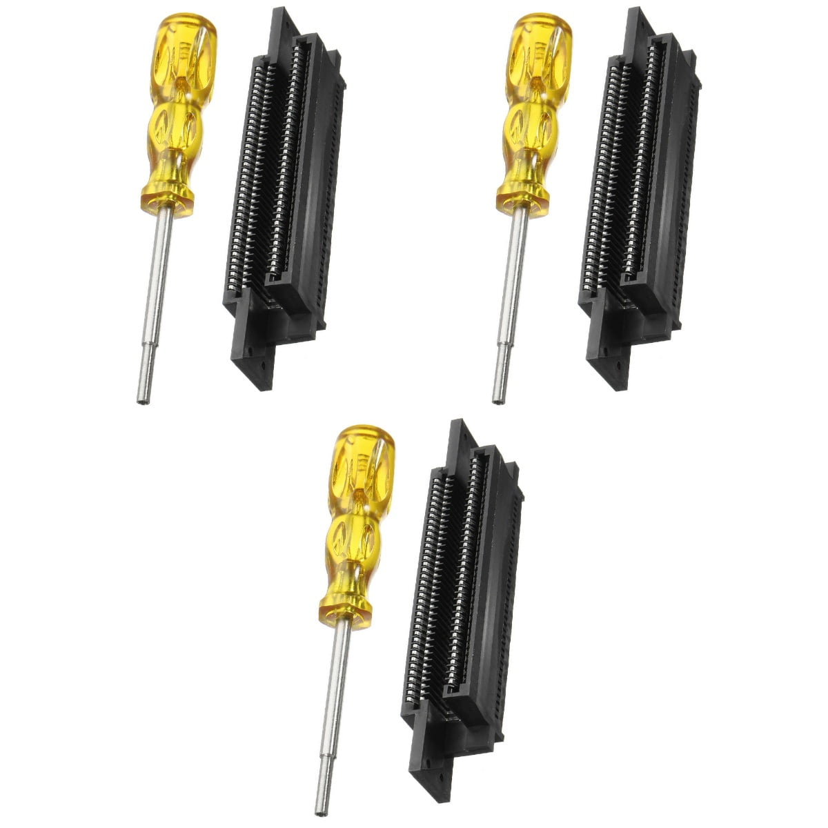 Worgeous 3pcs Replacement 72 Pin Slot for Compatible Clone Console ...