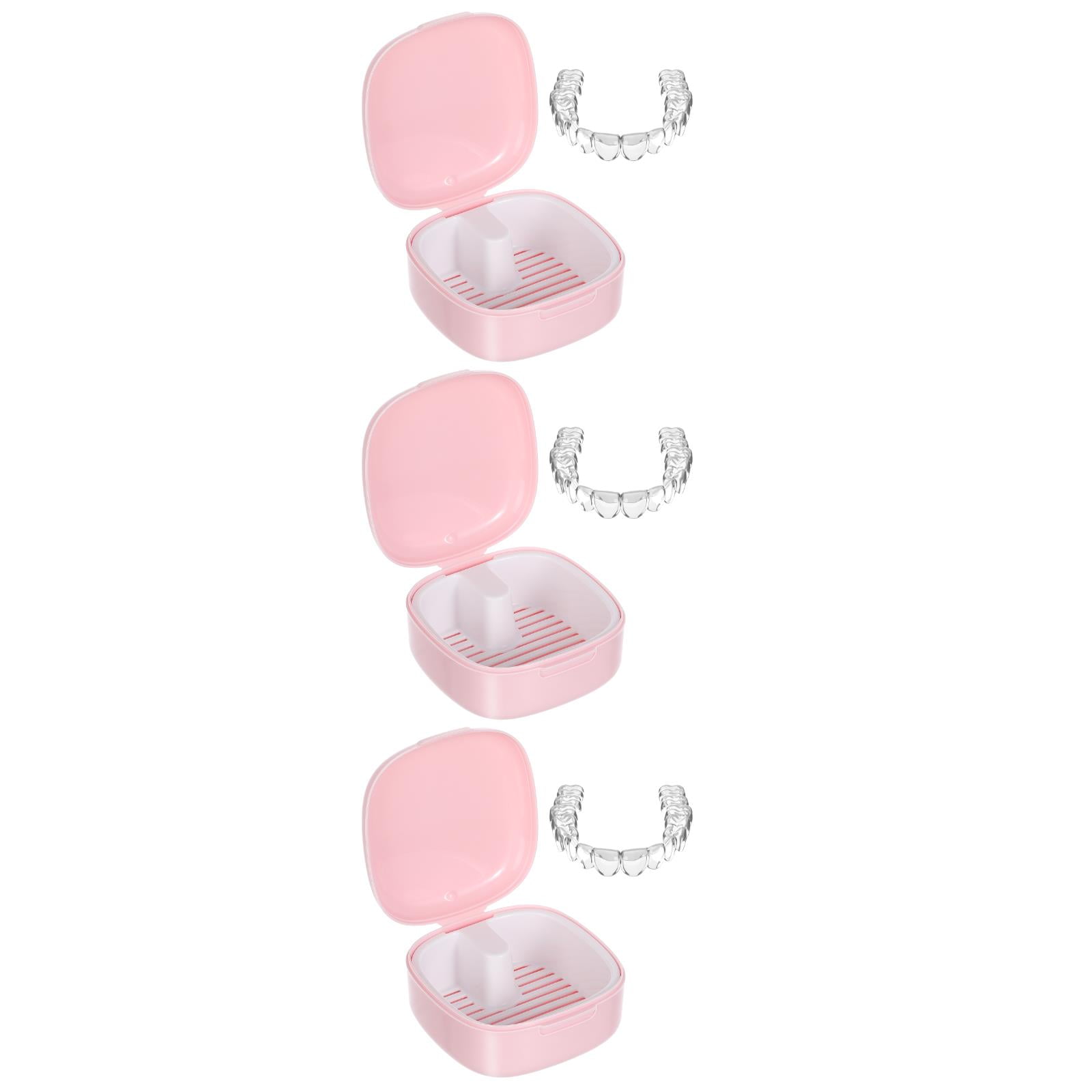 Worgeous 3pcs Retainer Box Portable Storage Case Retainer Holder Pocket ...