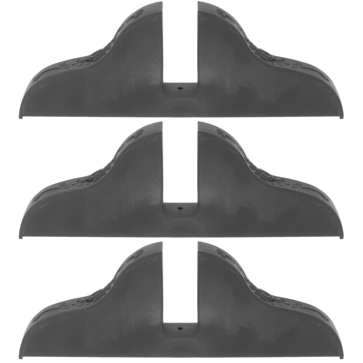 Worgeous 3pcs Room Divider Stand Screen Panel Feet Room Divider Bracket ...