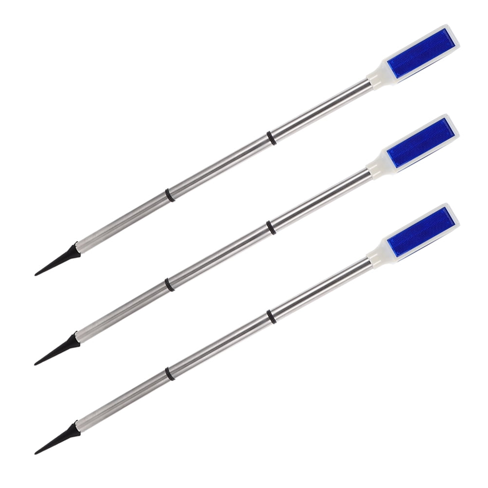 Worgeous 3pcs Solar Powered Driveway Markers Reflective Driveway Lights ...