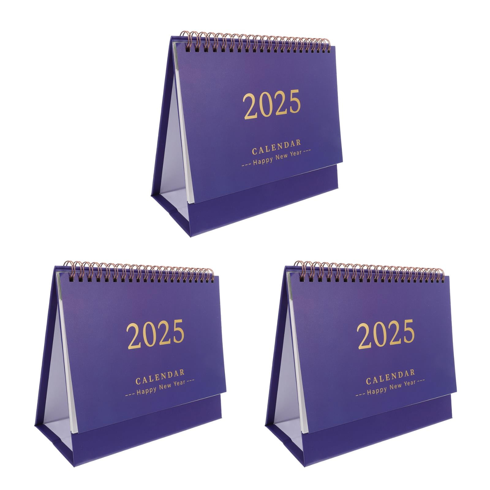 Worgeous 3pcs Standing Flip Calendar For Desk 2025 Standing Flip ...