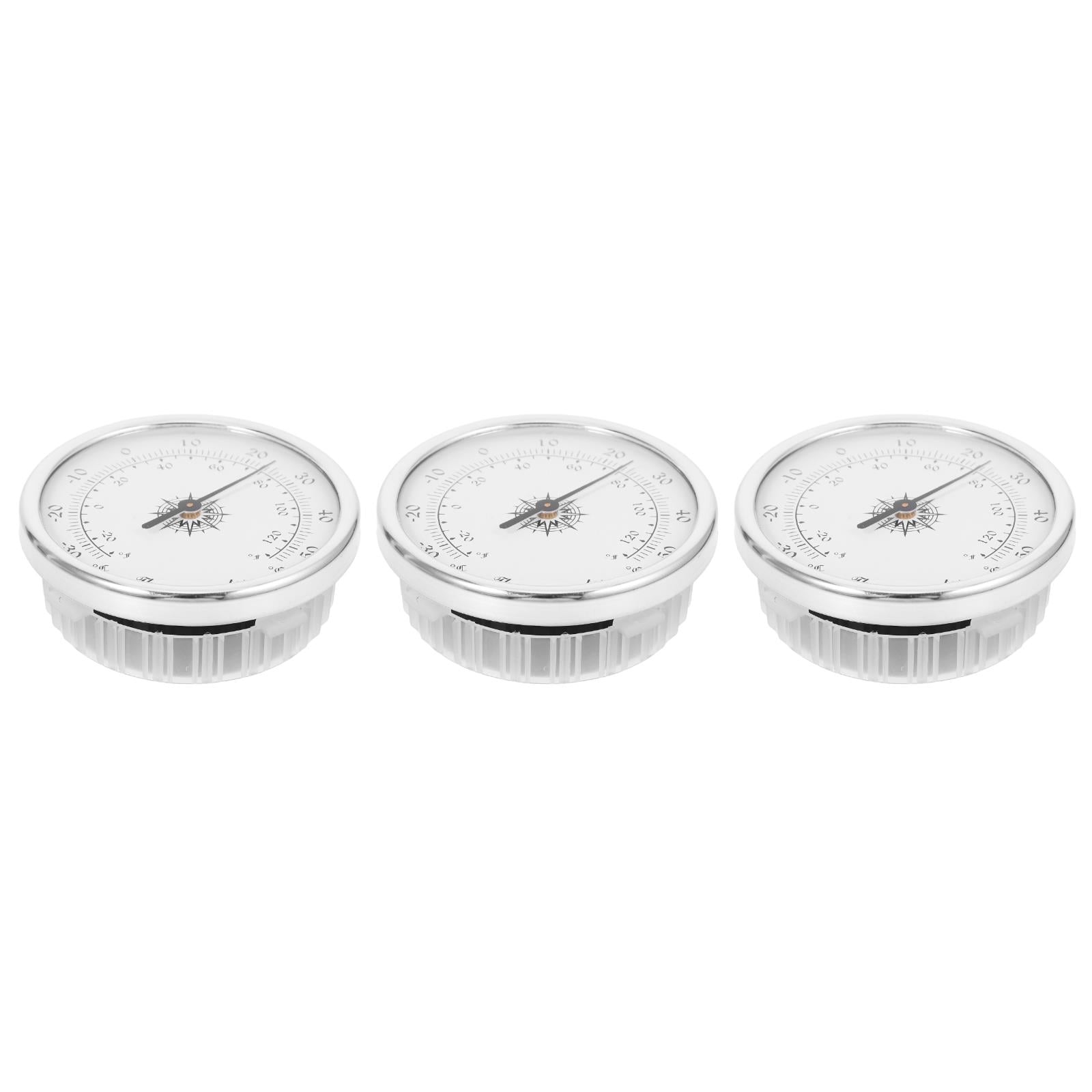WORGEOUS 3pcs Indoor Hygrometer Thermometer Small Hygrometer Wall Mount ...