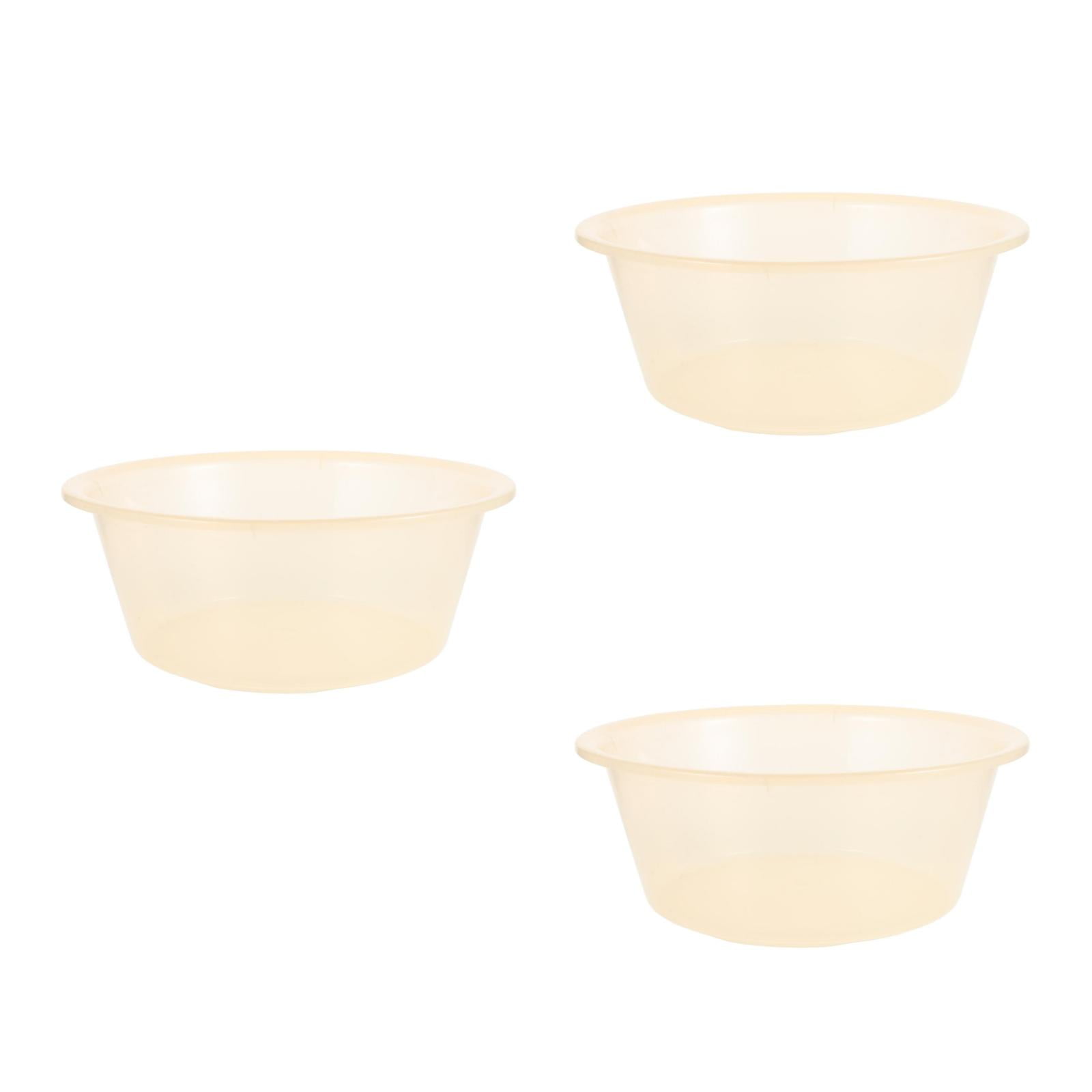 Worgeous 3pcs Transparent Foot Bath Tub Portable Basin Plastic Foot ...