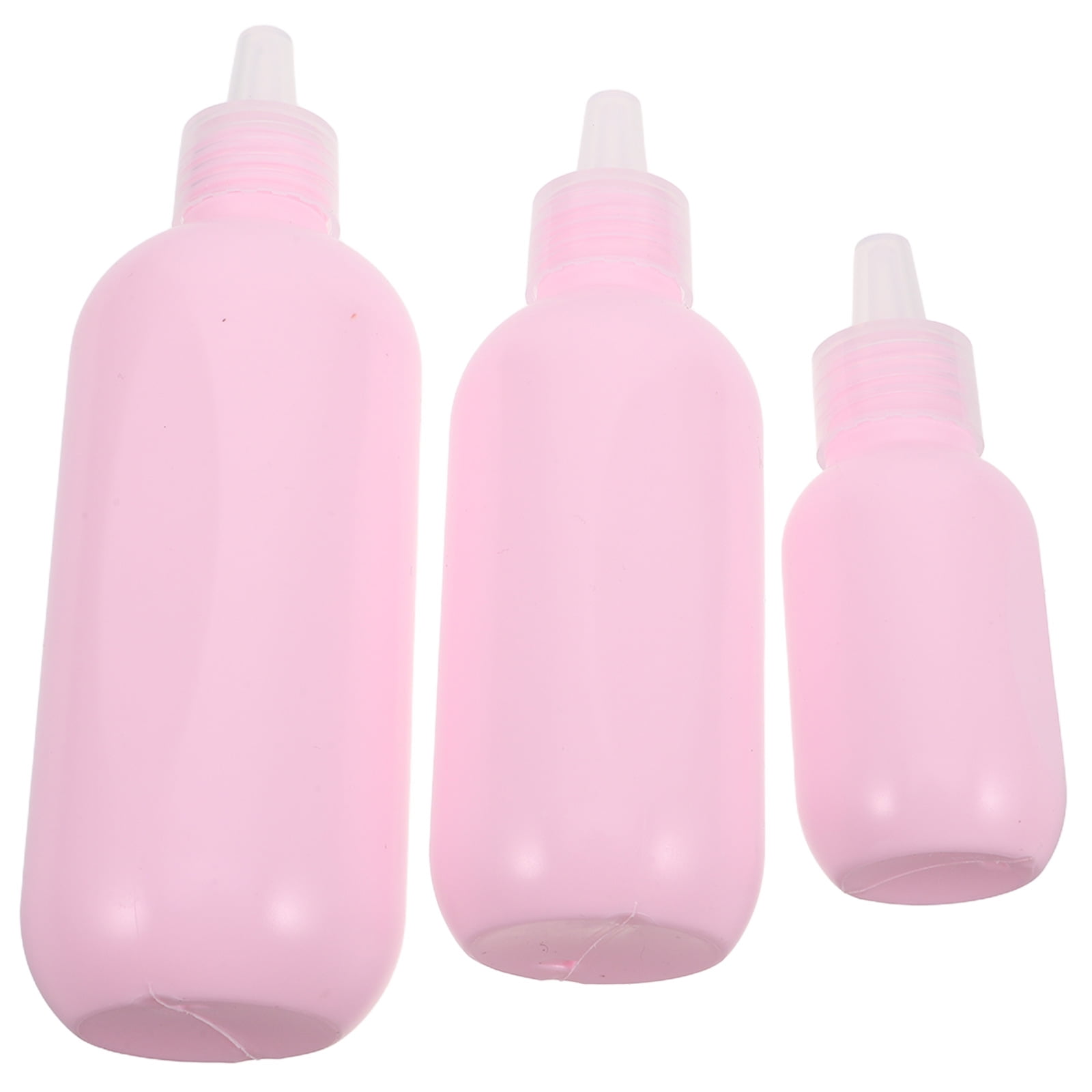 Worgeous 3pcs Travel Liquid Bottles Cosmetics Dispensing Empty Squeeze ...