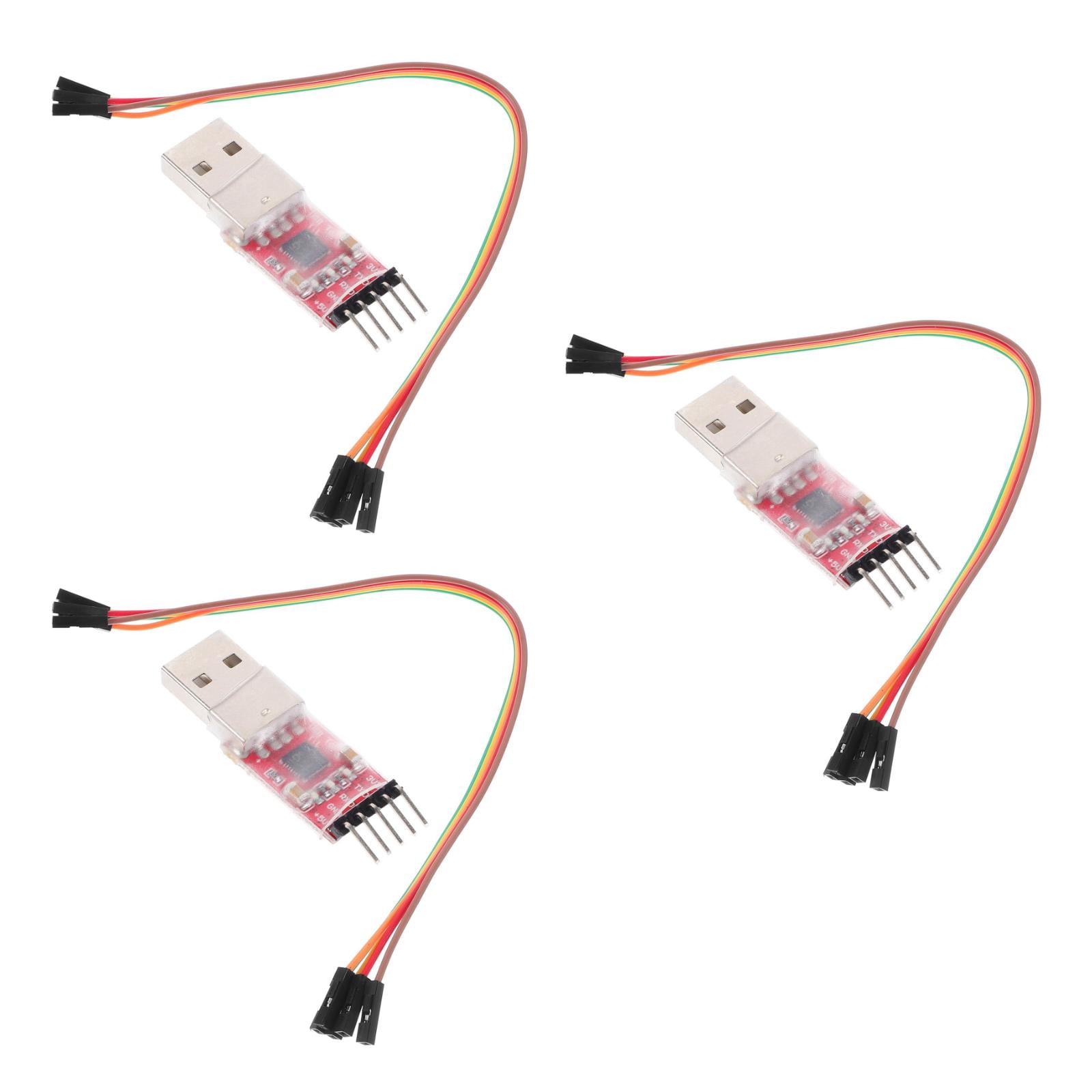 Worgeous 3pcs USB 2.0 to UART TTL 6 PIN Connector Module Serial ...