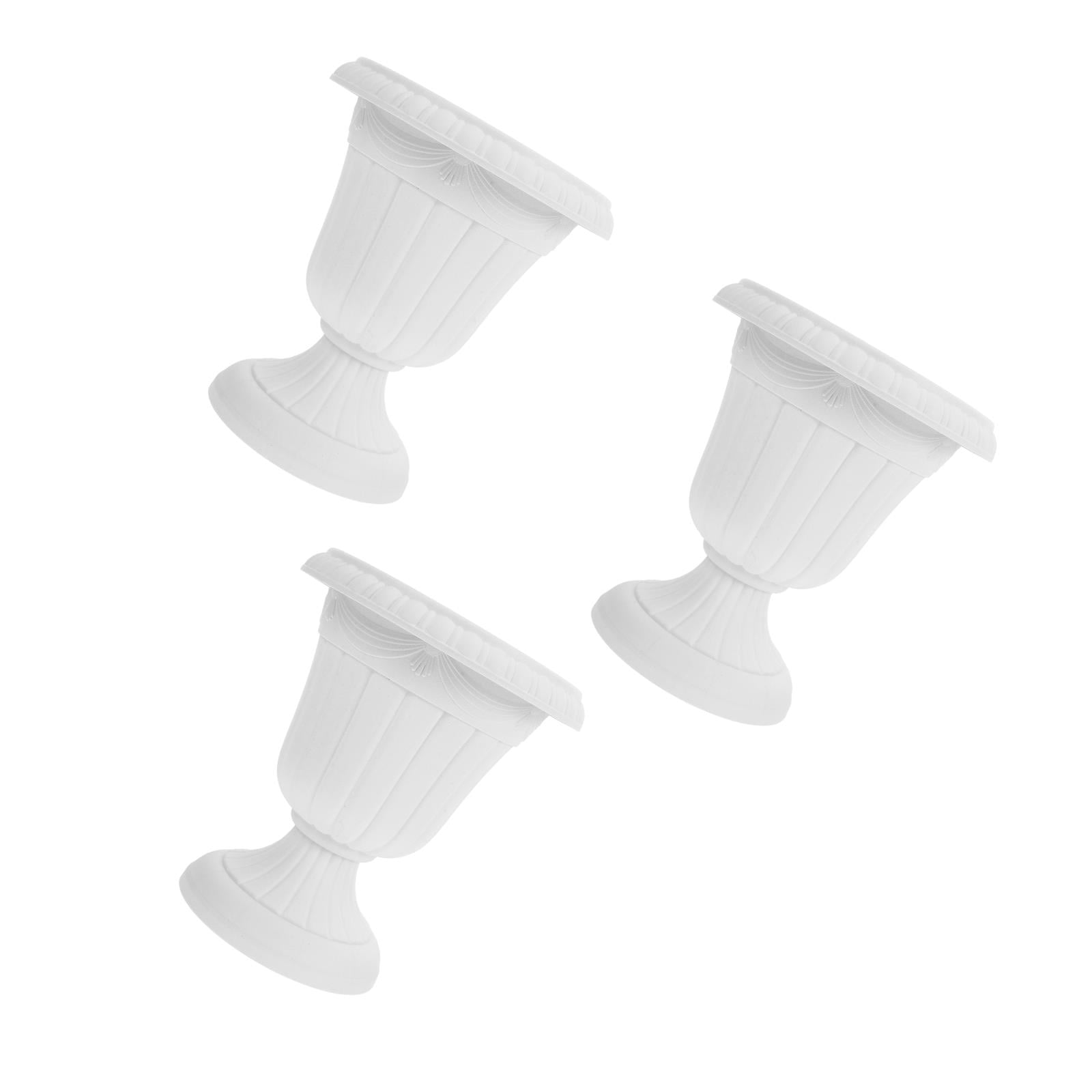 Worgeous 3pcs Urn Planter Plastic Wedding Flowerpots Roman Column ...