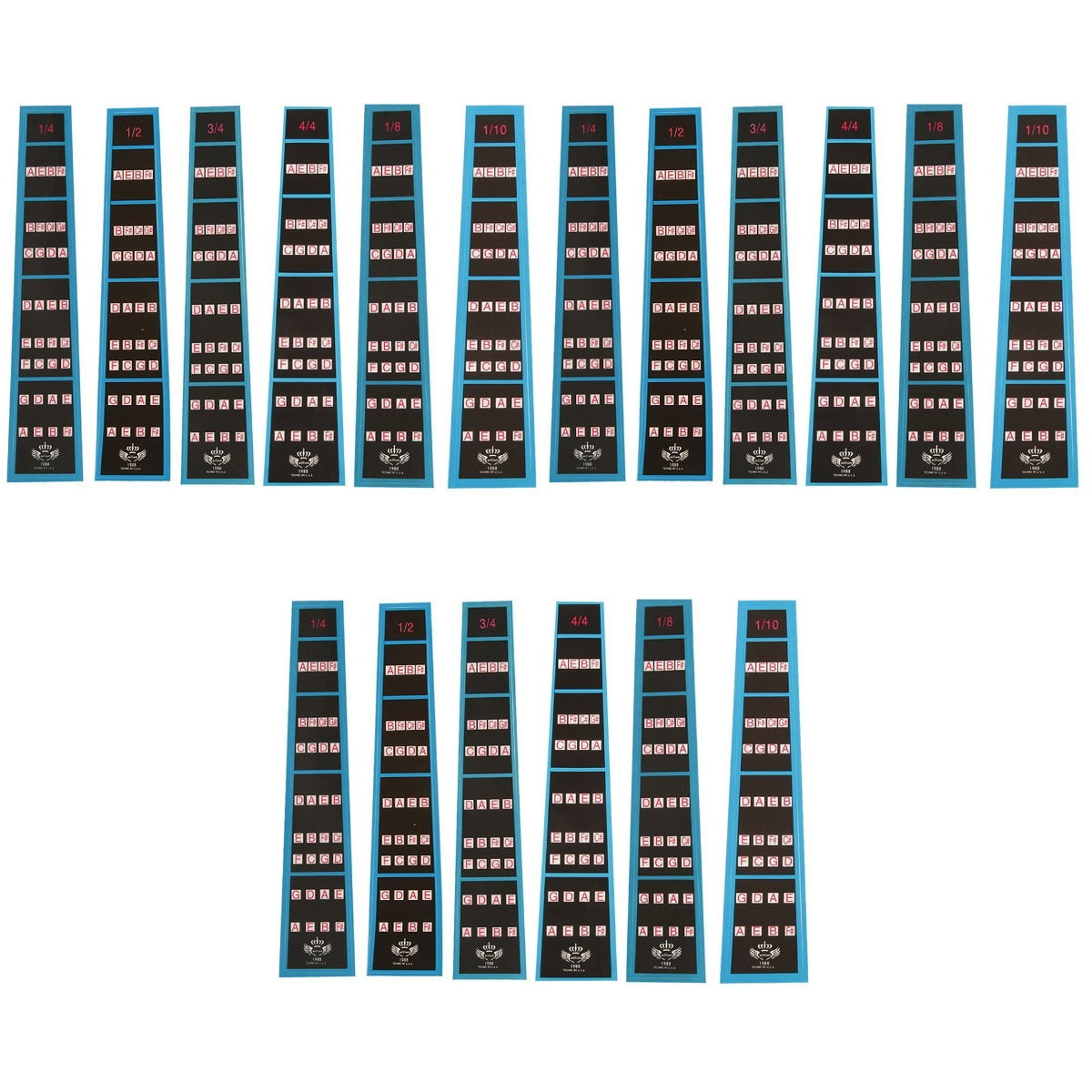 Worgeous 3pcs Violin Fiddle Intonation Stickers Fret Marker Labels ...