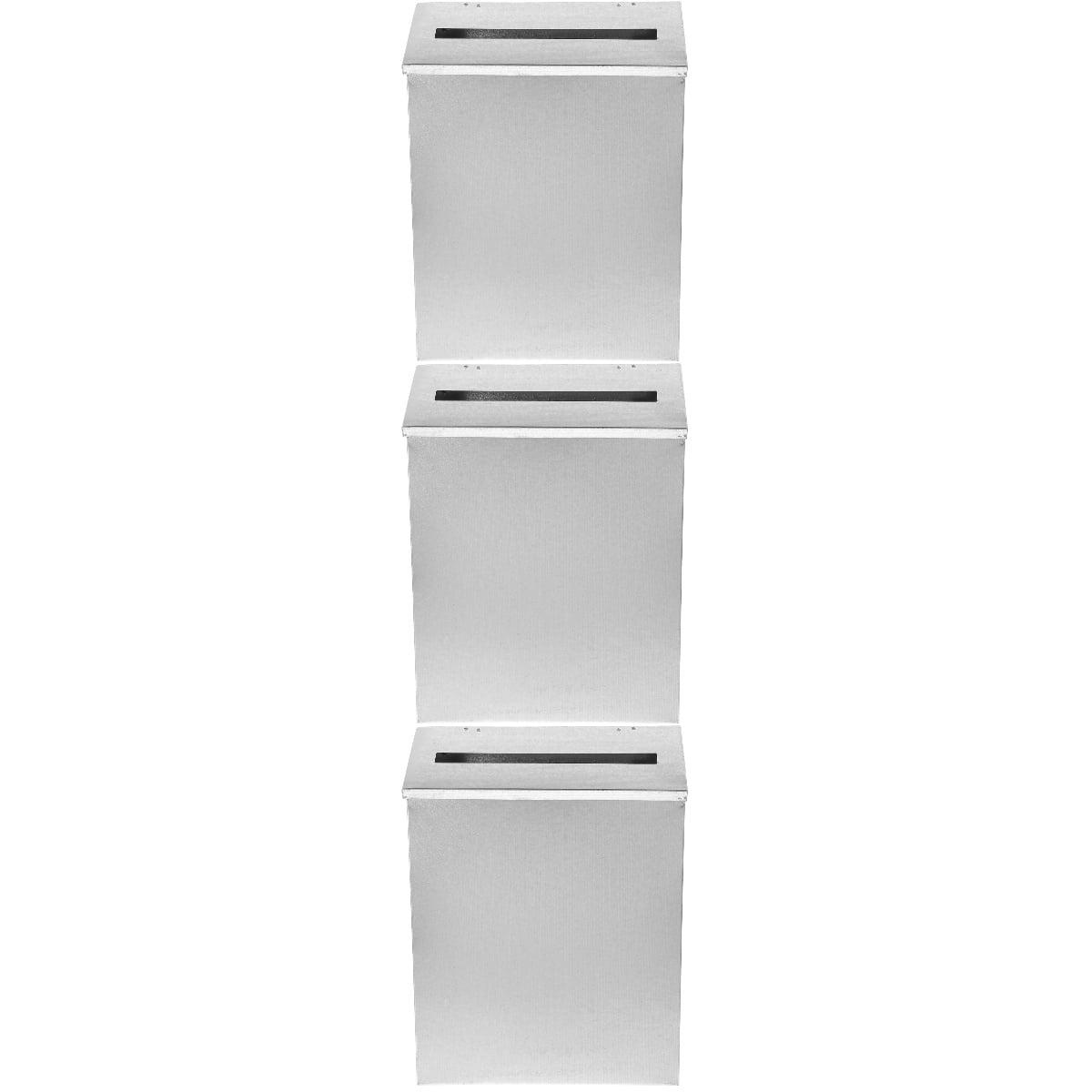 Worgeous 3pcs Wall Mount Mailbox Post Box House Outside Wall Mounted ...