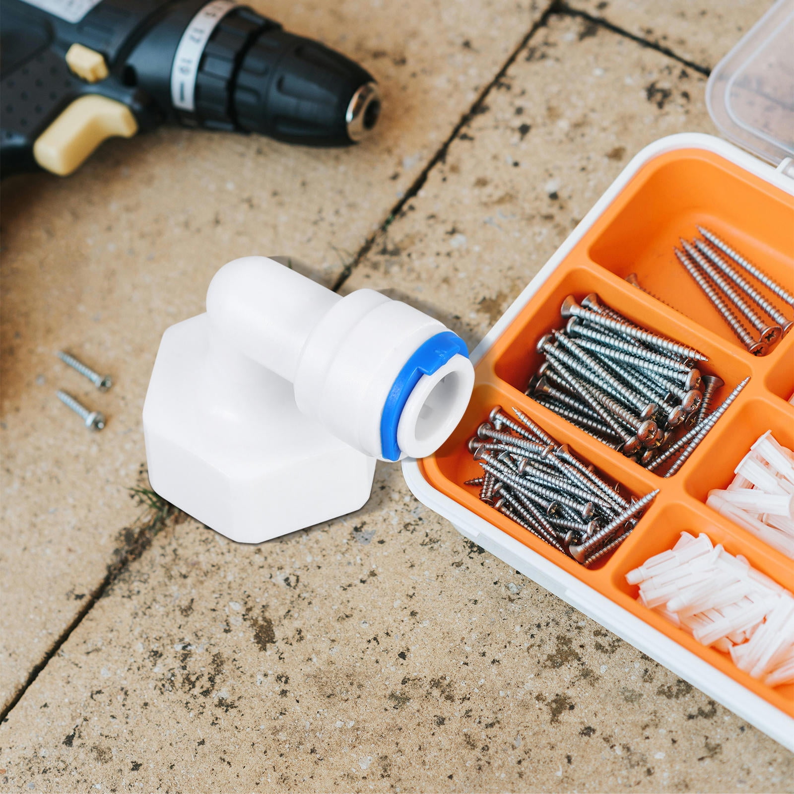 Worgeous 3pcs Water Purifier Filter Connection Adapter 3/4 Female ...