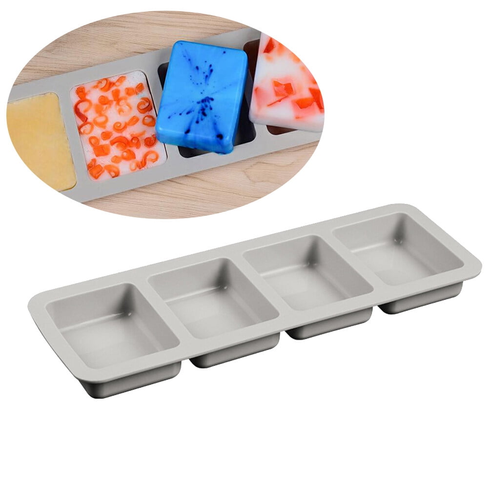 Worgeous 4 Cavities Microwave Safe Mold Rectangular Mold Grey - Walmart.com