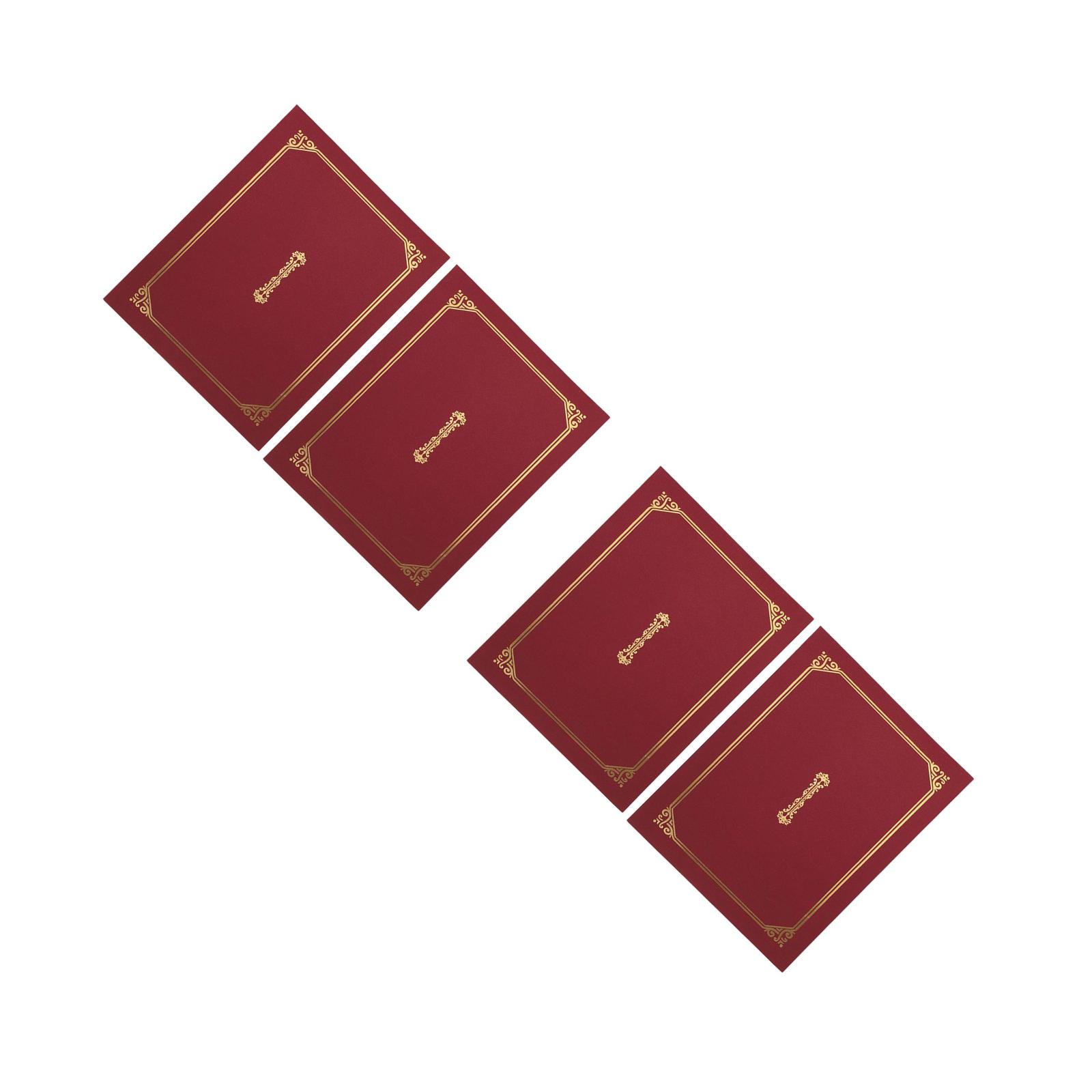 Worgeous 4 PCS Certificate Holders Certificate Paper Folder A4 ...