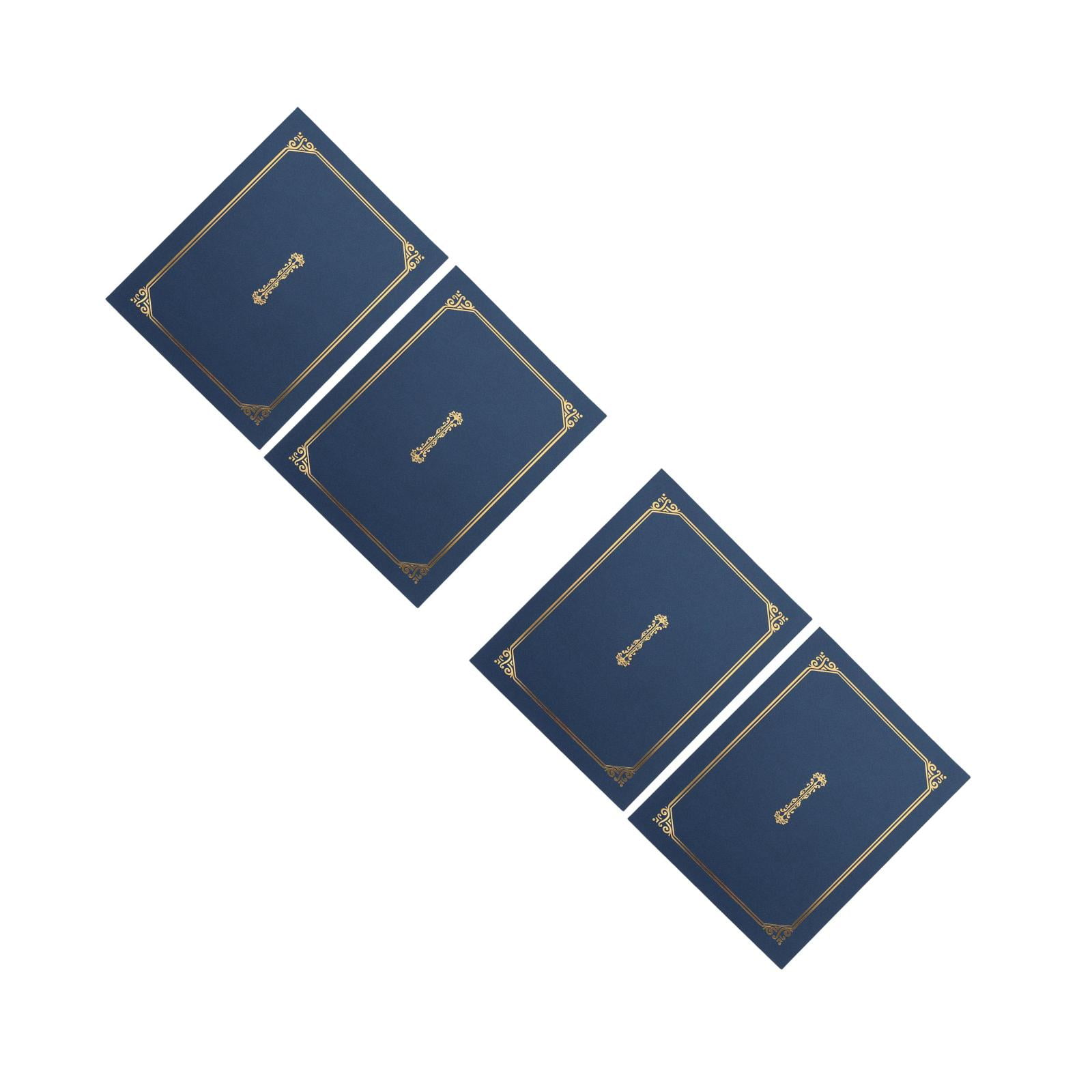 Worgeous 4 PCS Paper Holder Diploma Cover A4 Certificate Document ...