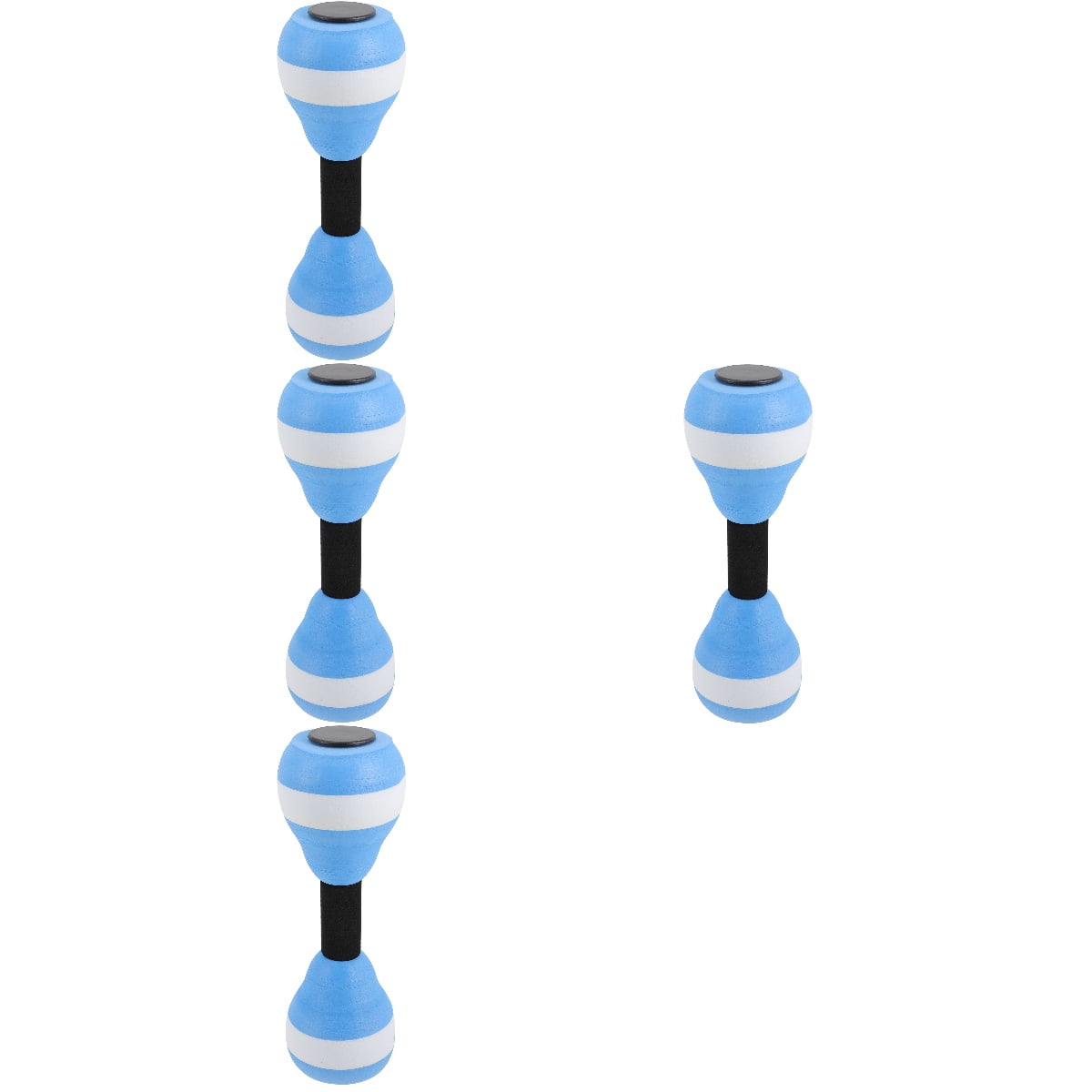 Worgeous 4 Pairs Aquatic Exercise Dumbbell Floating Dumbbell Compact ...