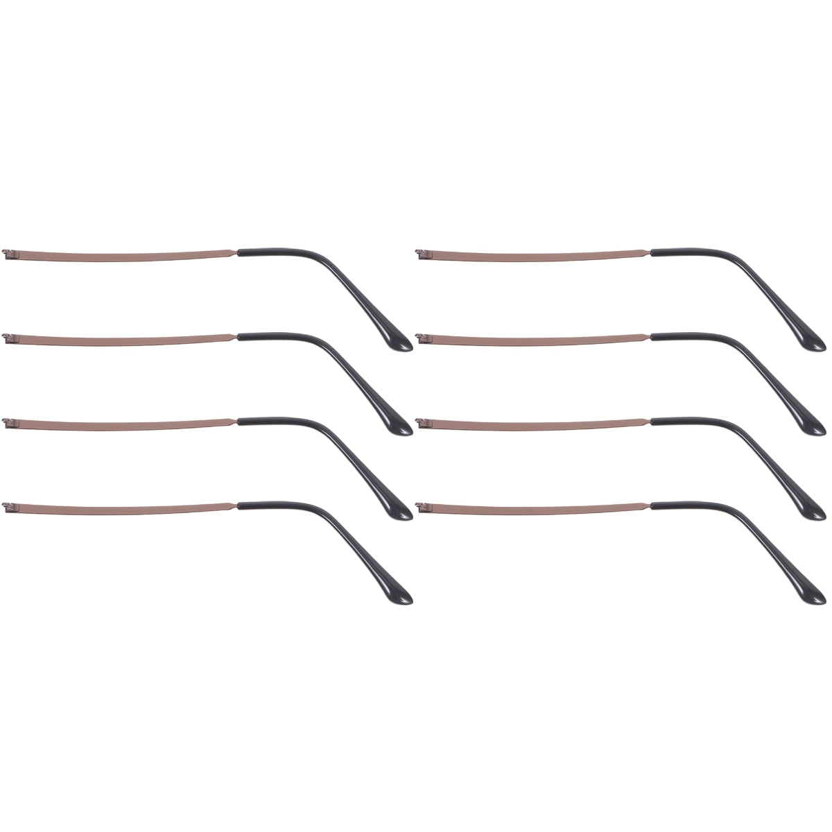 Worgeous 4 Pairs Eyeglasses Legs Eyeglass Replacement Arm Universal ...