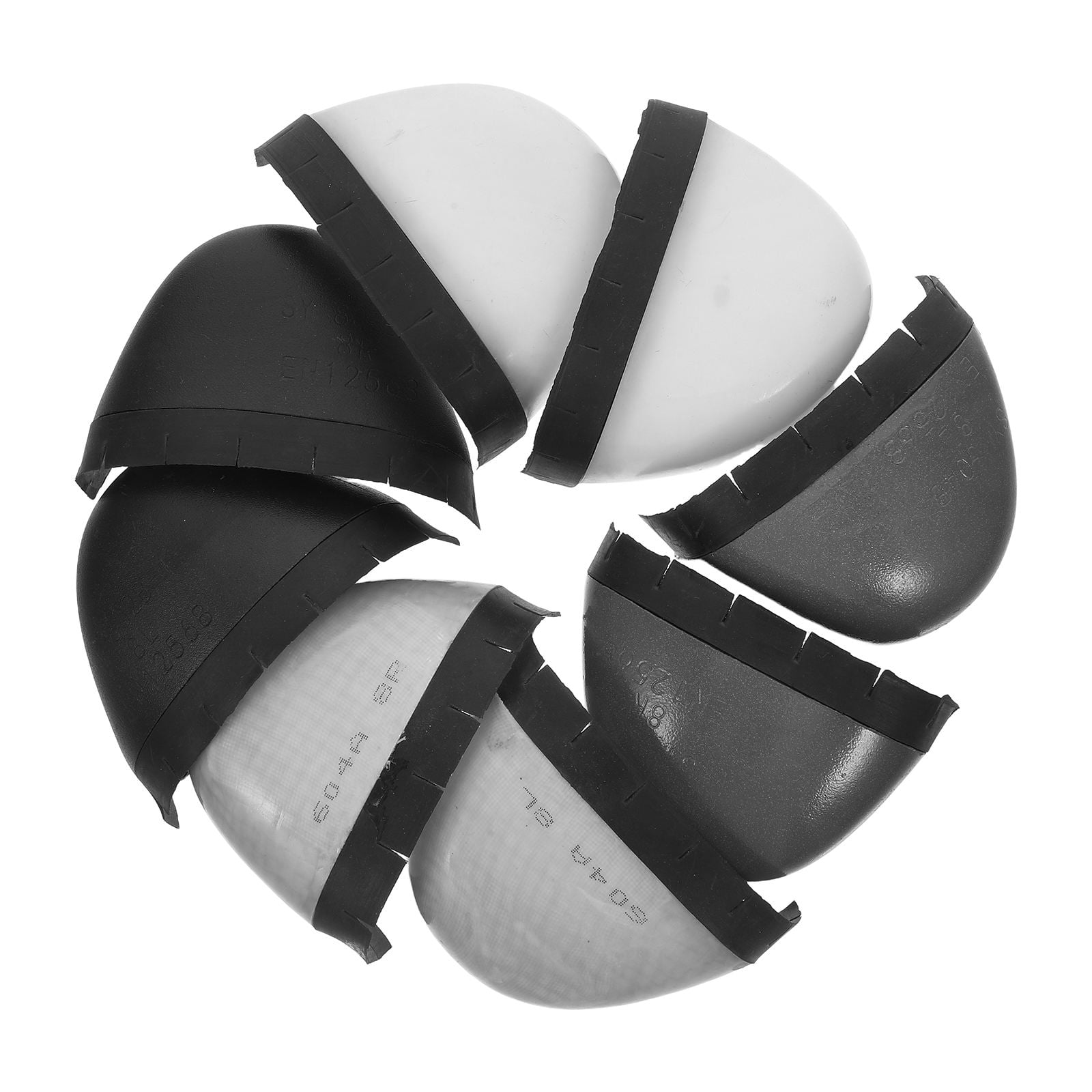 Worgeous 4 Pairs Steel Toe Guards For Work Shoes Safety Boot Covers ...