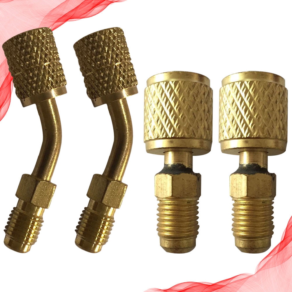 Worgeous 4 Pcs Air Conditioning Fluorination Tools Adaptor Adapters ...