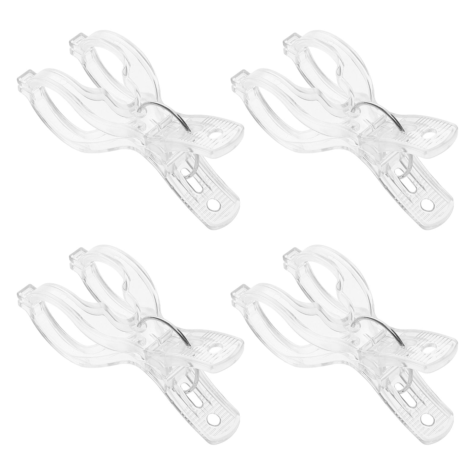 Worgeous 4 Pcs Beach Chair Towel Clips Bathroom Hooks for Wall ...