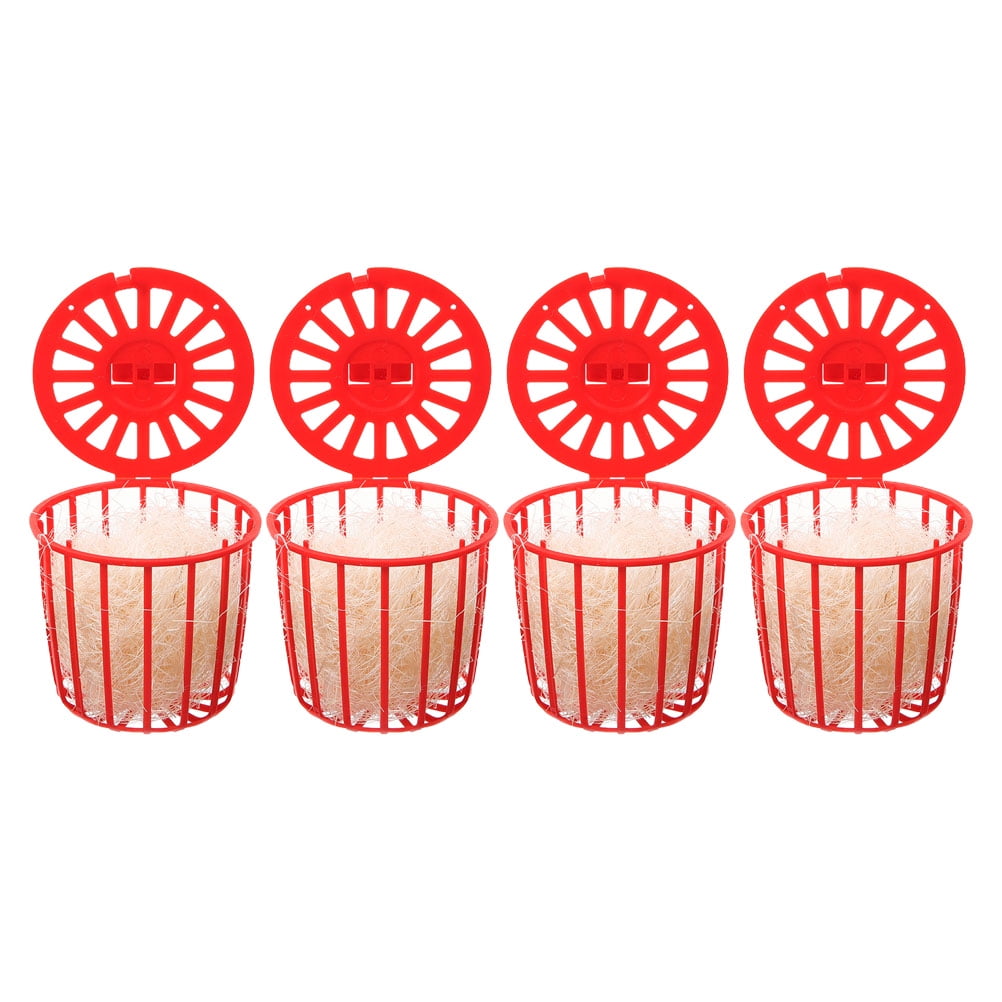 Worgeous 4 Pcs Bird Nests Bedding Hummingbird Nesting Material Basket ...