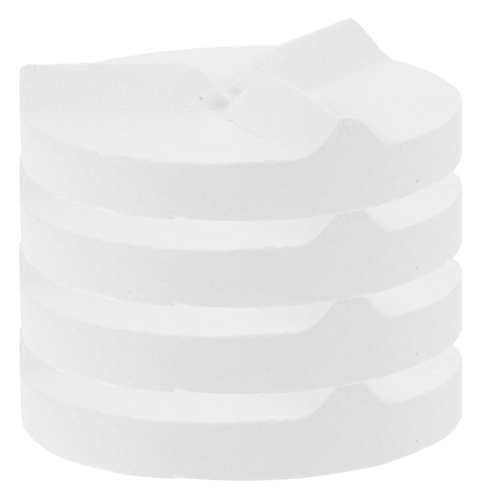 Worgeous 4 Pcs Cement Conformal Kiln Gasket Flower Glaze Firing Pad ...