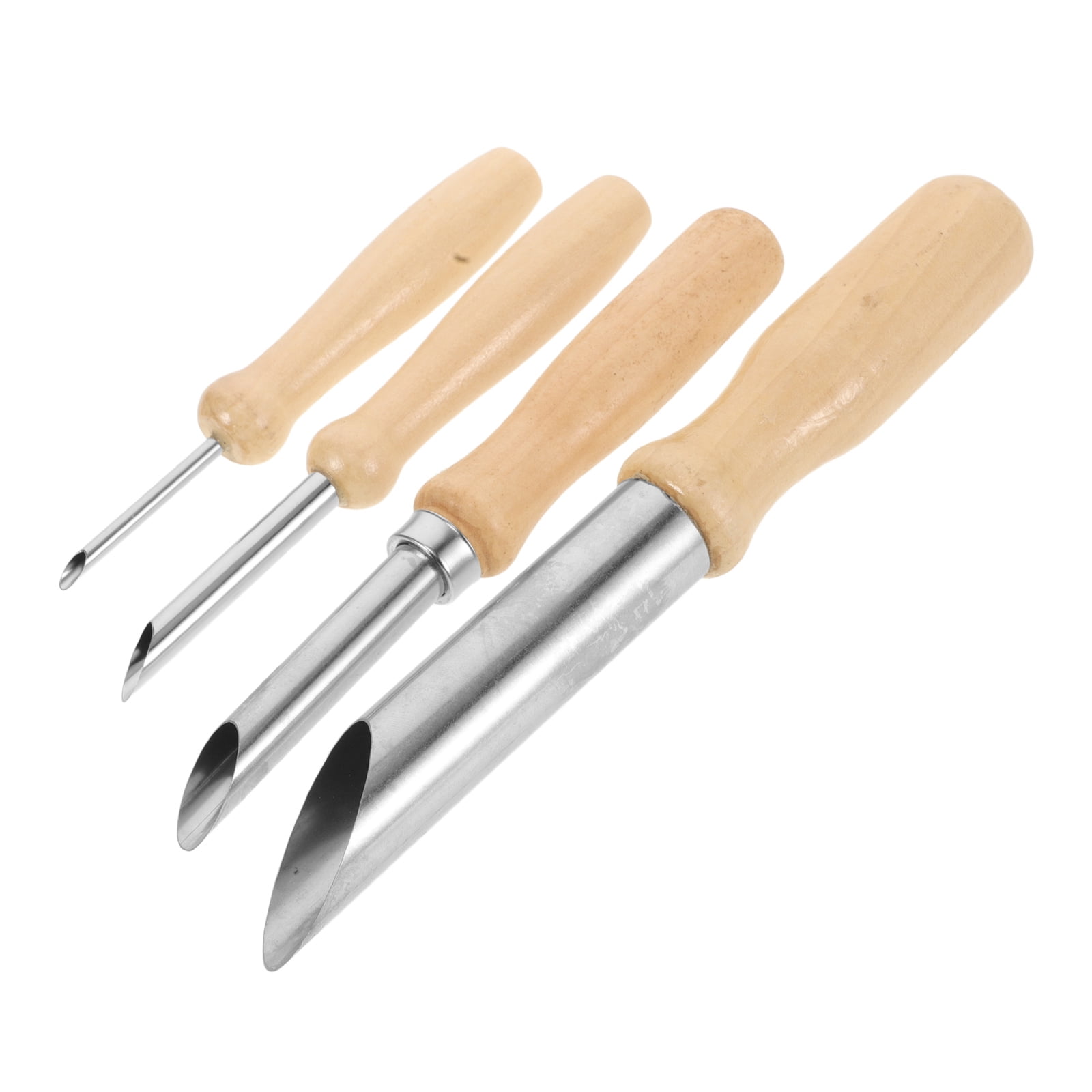 Worgeous 4 Pcs Clay Circular Hole Cutter Tool Set With Wood Handle ...