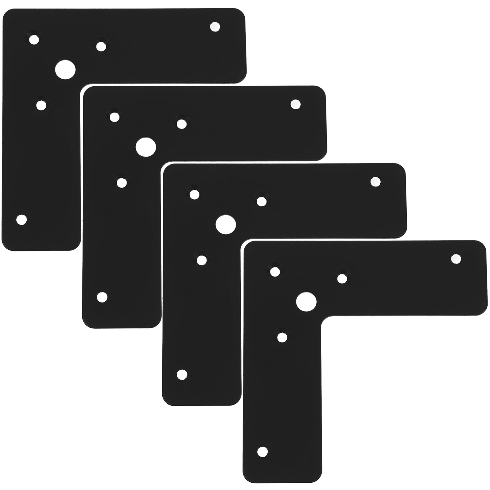 Worgeous 4 Pcs Corner Connector Shelf Bracket Heavy Duty Angle Fastener ...