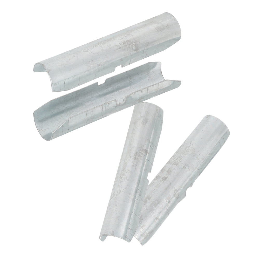 Worgeous 4 Pcs Curtain Rod Extender Insert Rail for Bay Window Silver ...