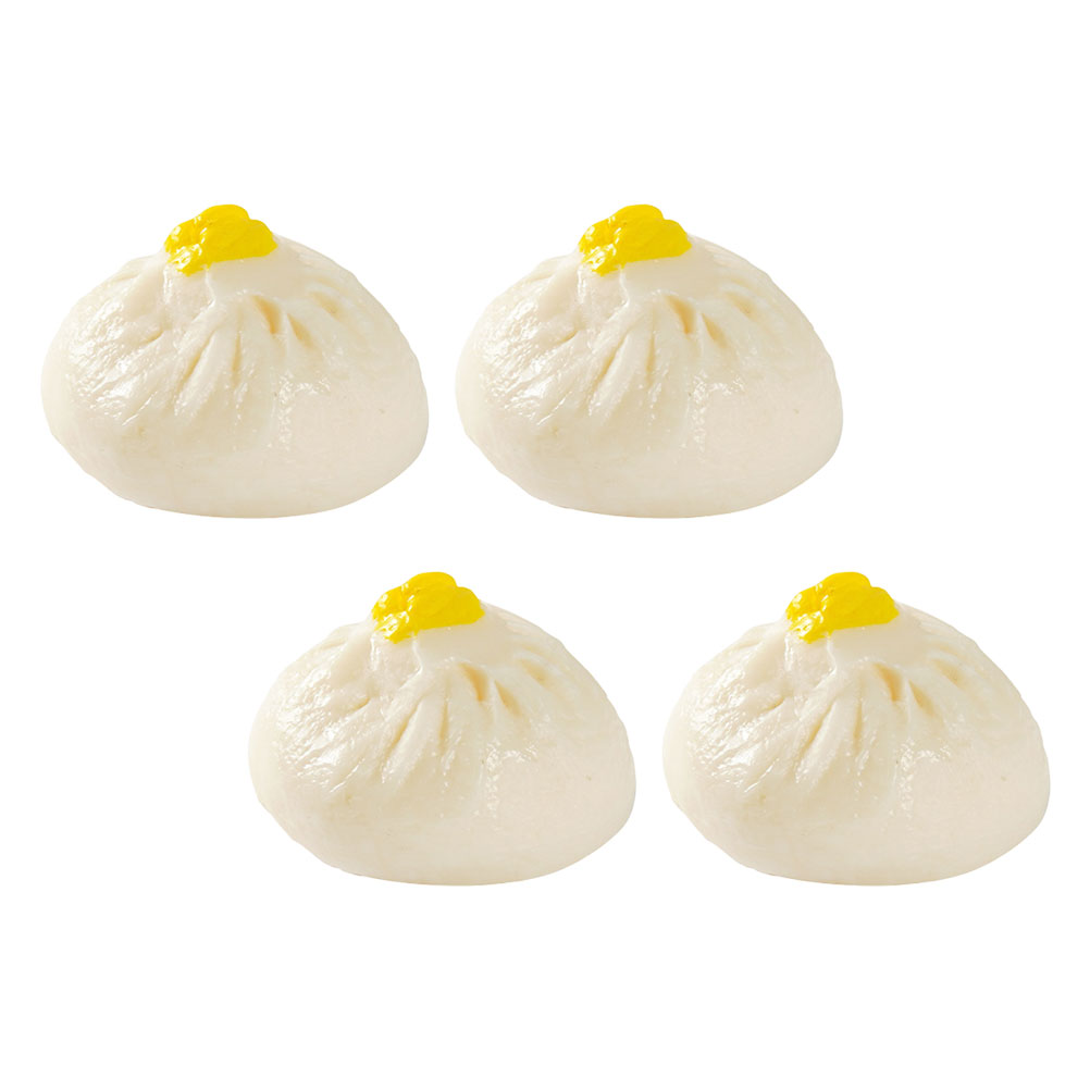 Worgeous 4 Pcs Fake Steamed Stuffed Bun Model Kitchen Play Food Steamer ...