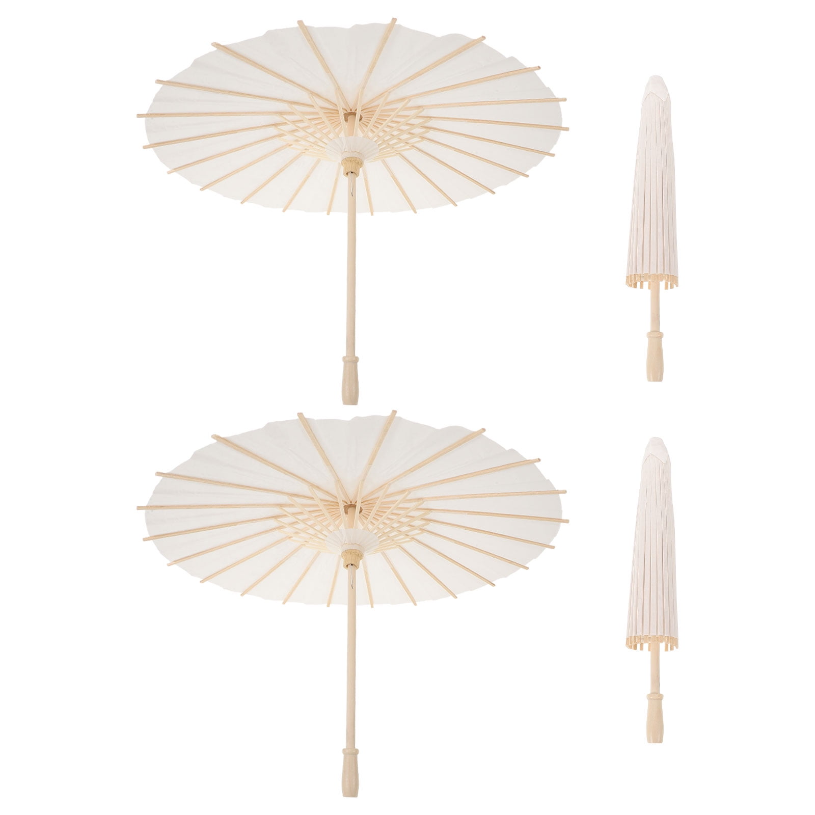 Worgeous 4 Pcs Kids Drawing Umbrella Parasol Blank Paper Child ...