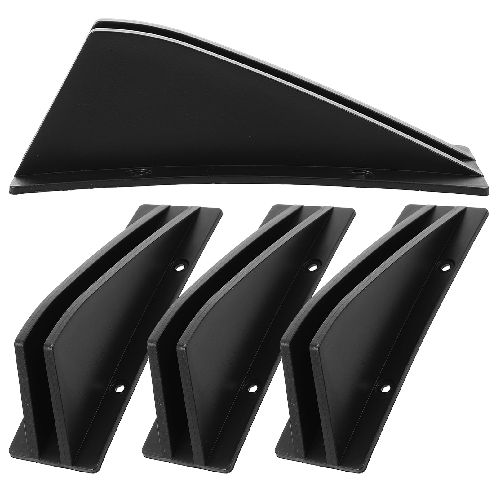 Worgeous 4 Pcs Pet Trailer Car Spoiler 15.00X4.50X4.50CM Black ...