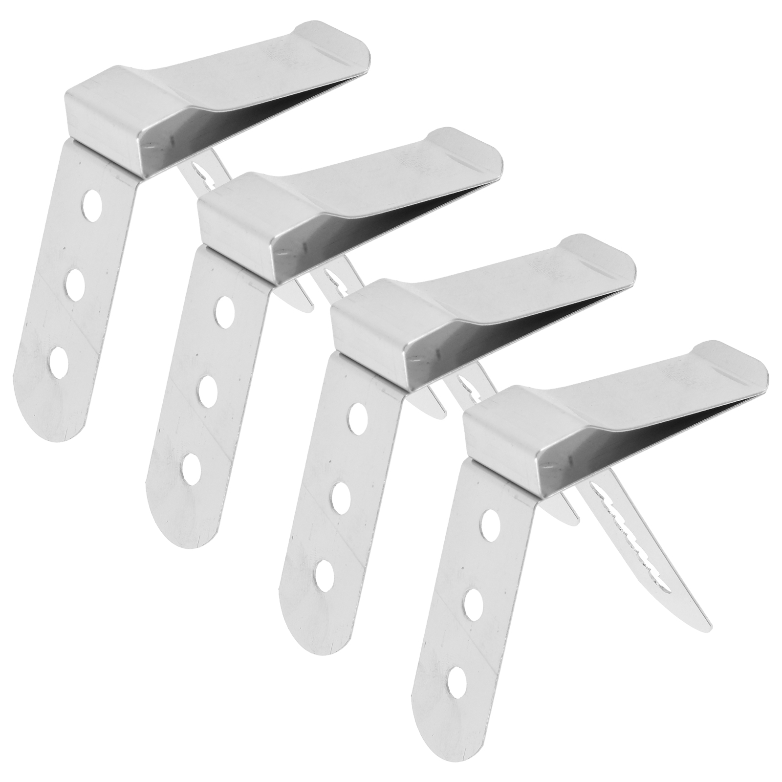 Worgeous 4 Pcs Probe Holder Temperature Clips Thermometer Pot Silver ...