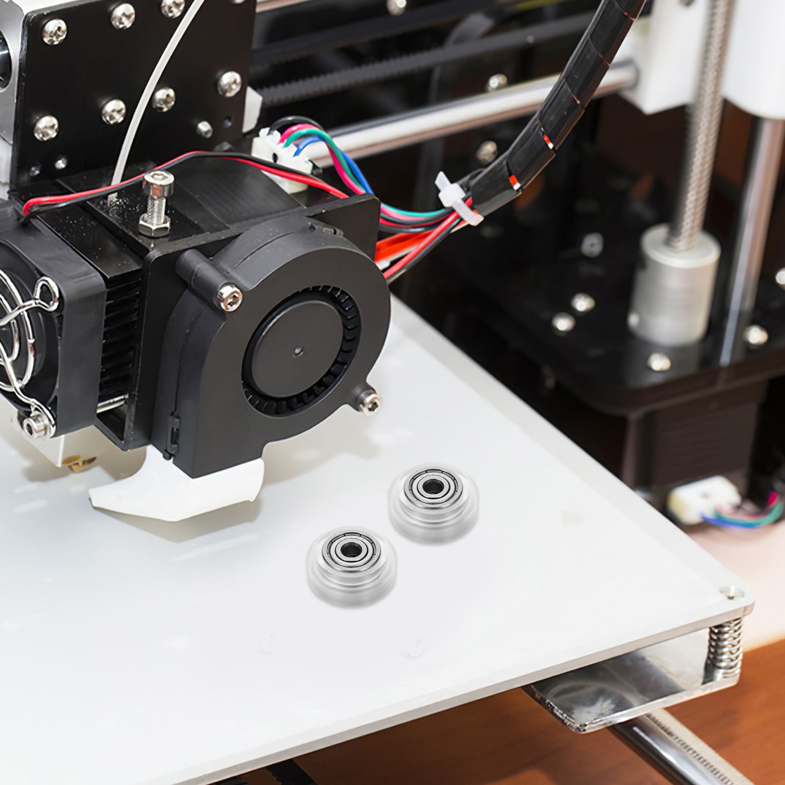 Worgeous 4 Pcs Roller Wheel Bearing Printer Pom Pulley Wheels - Walmart.com