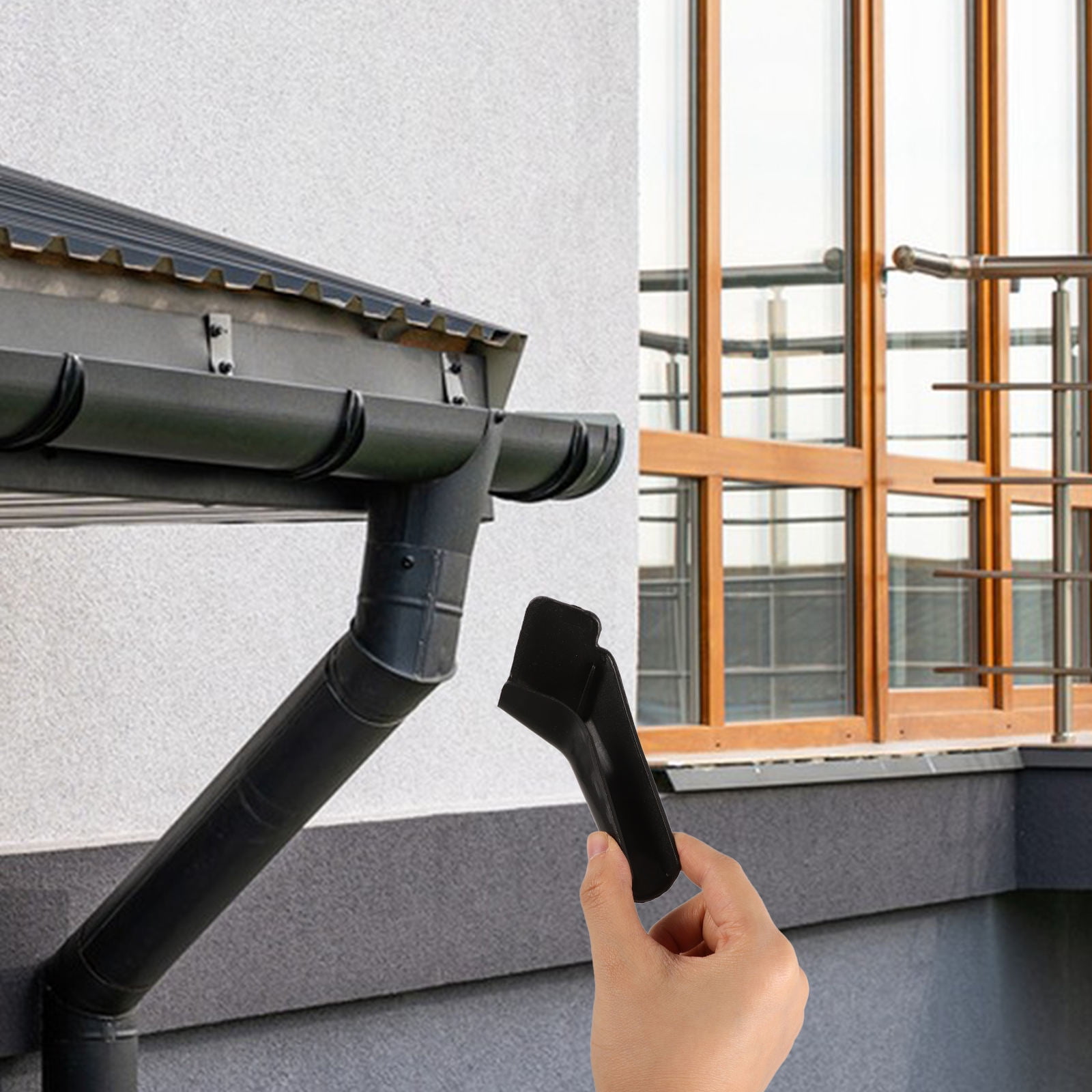 Worgeous 4 Pcs Roof Drain Accessories Drainage Gutter Valley Splash ...