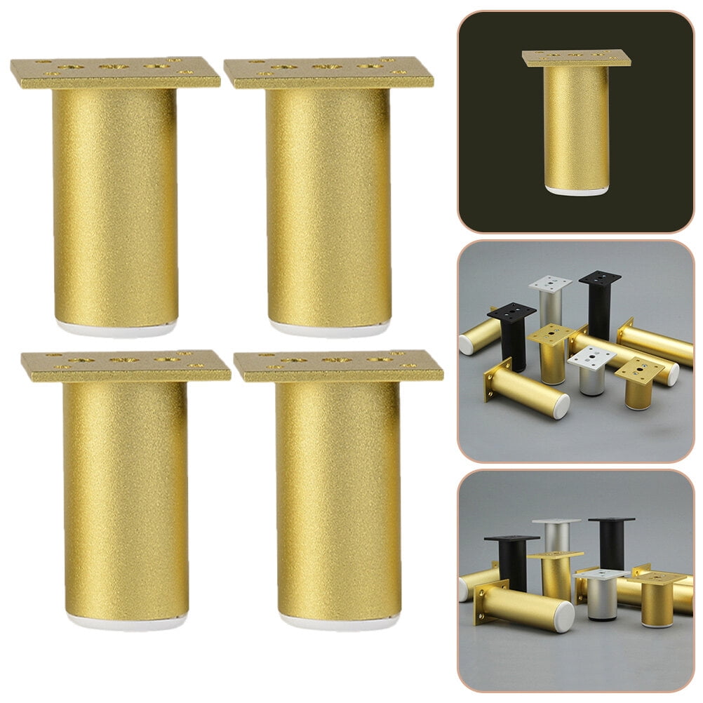 Worgeous 4 Pcs Sofa Legs Adjustable Simple Style Cabinet Legs 5X6X8CM ...