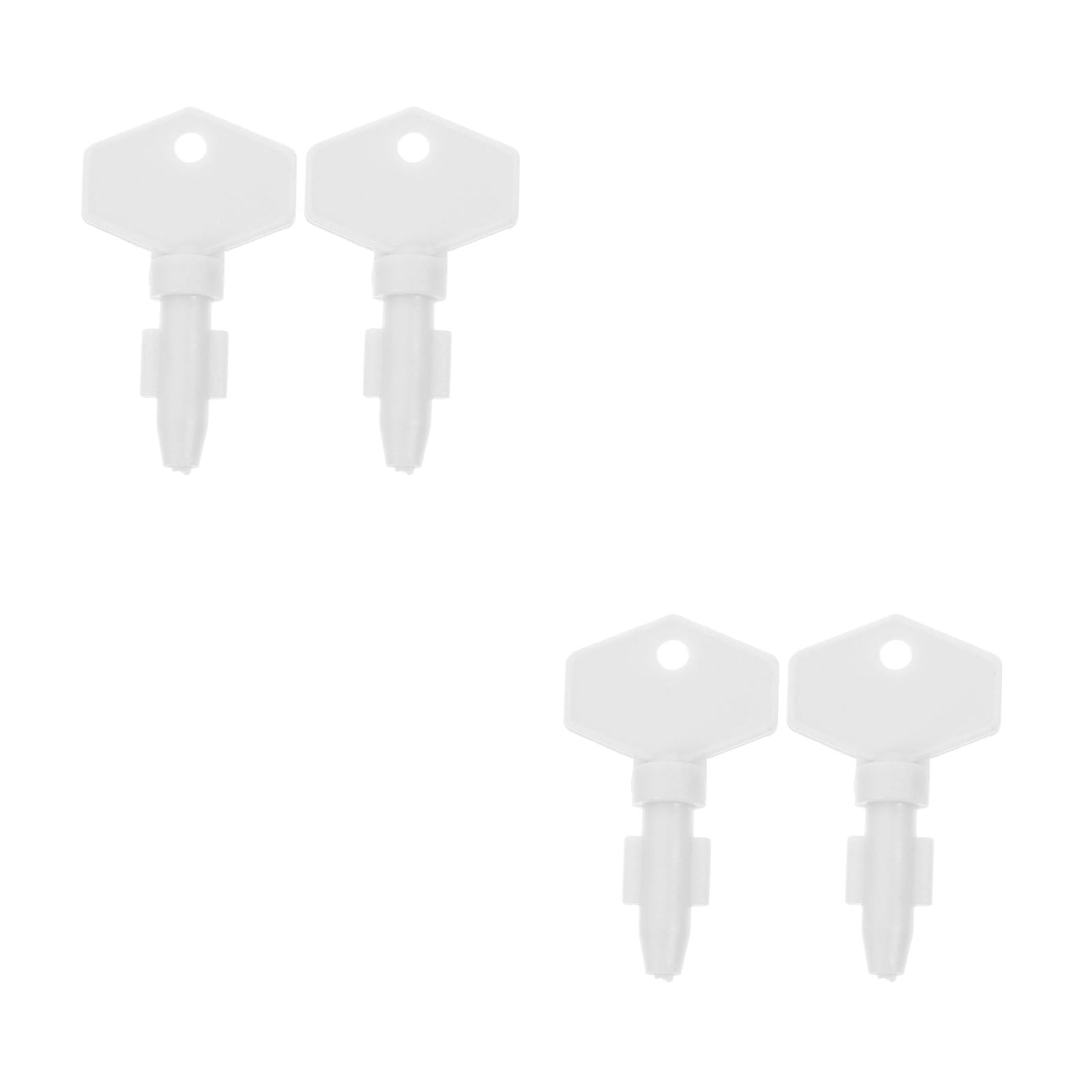 Worgeous 4 Pcs Universal Toilet Paper Dispenser Key Replacement Keys ...