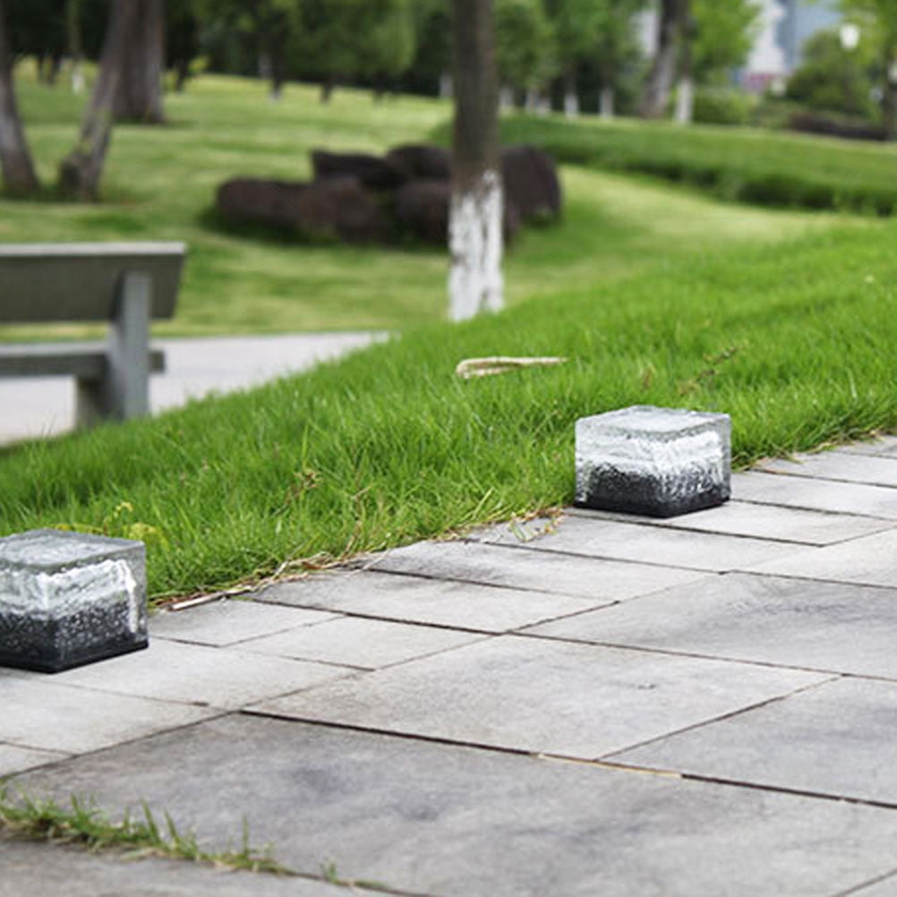 Worgeous 4 Pcs Waterproof Floor Tile Lamp LED Landscape Light 7.00X7 ...