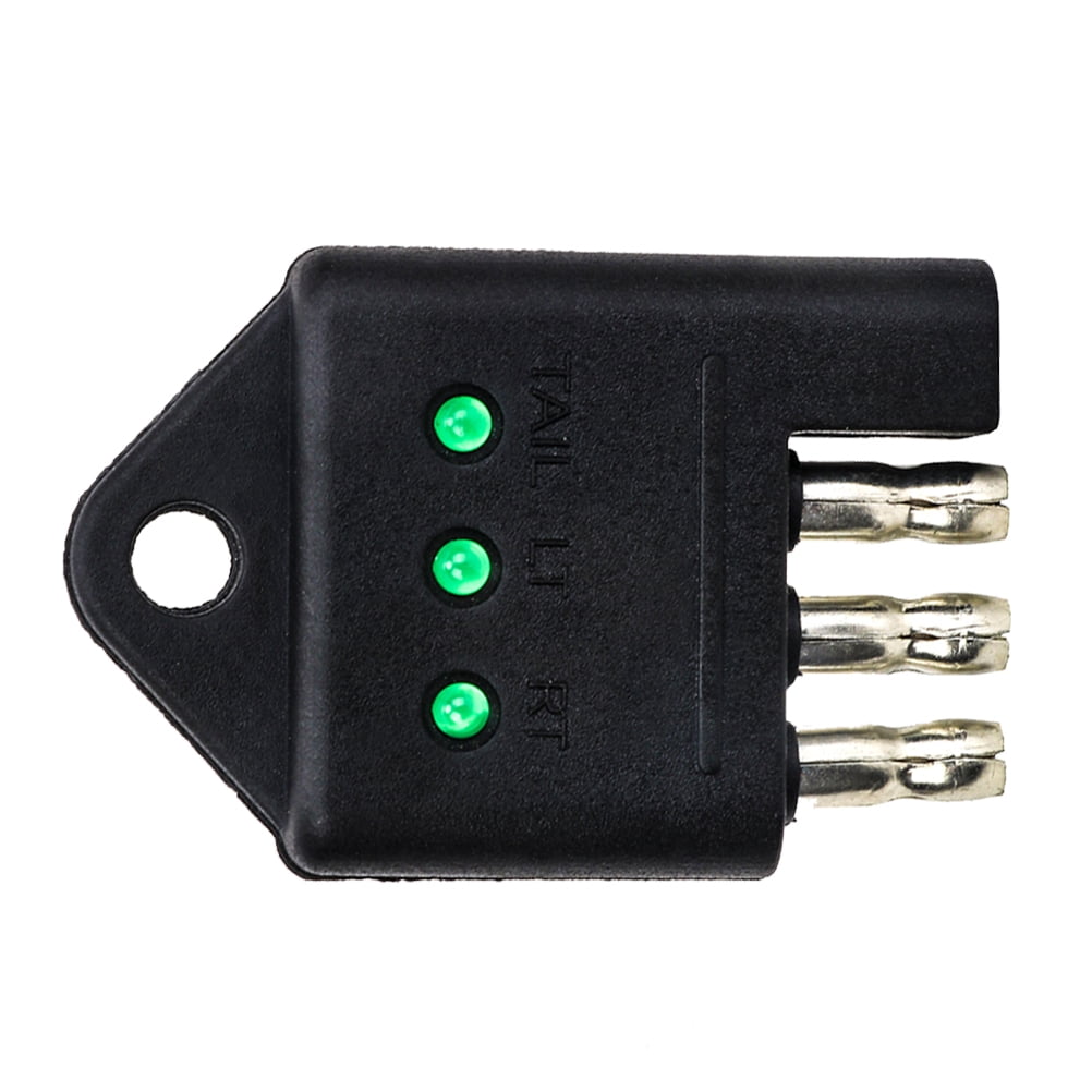 Worgeous 4 Pin Trailer Plug Socket Connection Circuit Tester Signal ...
