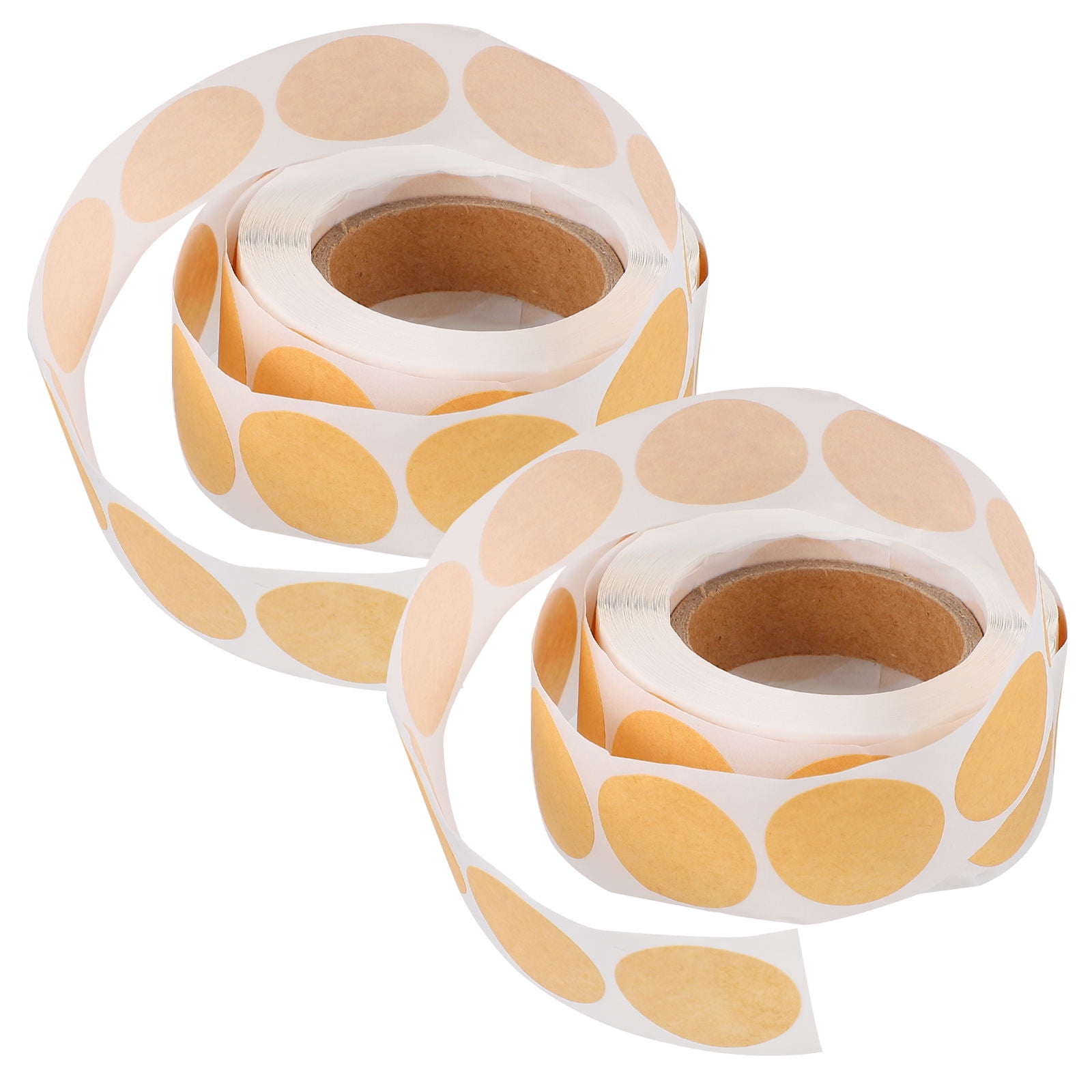 Worgeous 4 Rolls Round Stickers Bottle Label Sticker Office ...