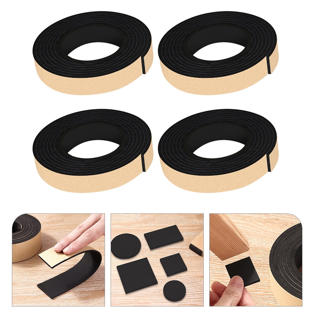 Worgeous 4 Rolls Table Mat Washing Machine Vibration Foot Pads ...