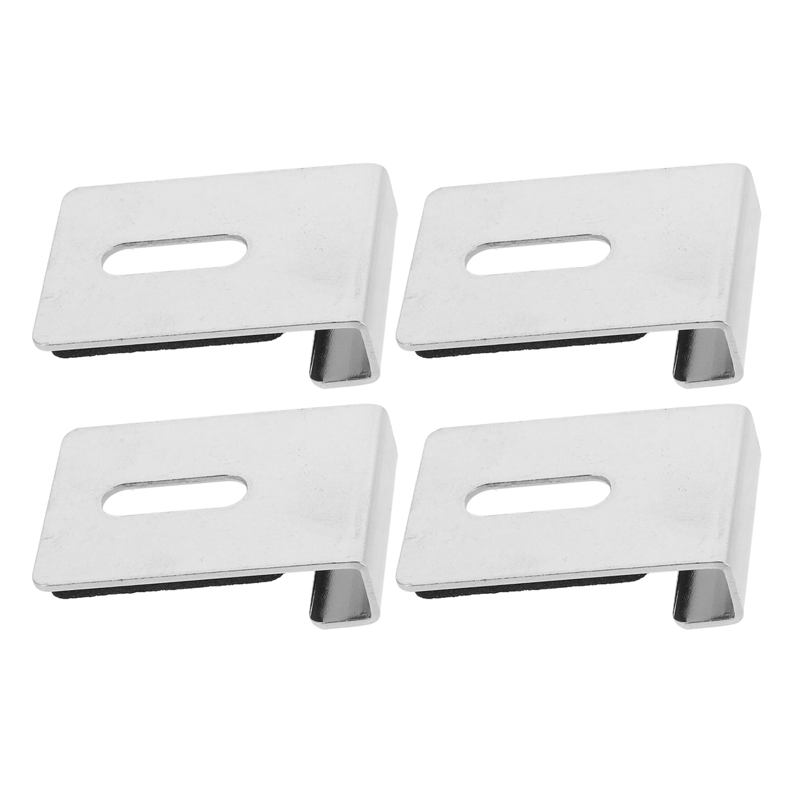 WHAMVOX Wall Mounting Clips Hold Pictures Black Stainless Steel 4 Home ...