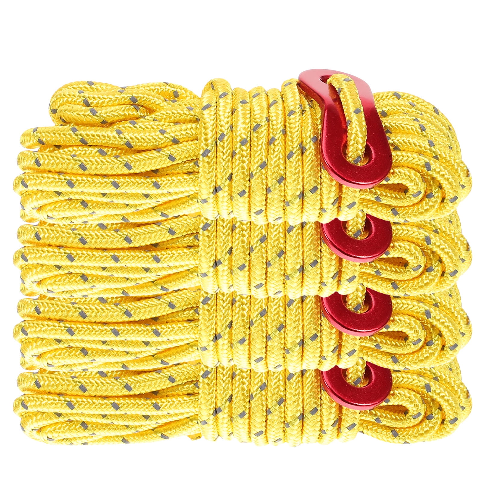 Worgeous Hiking Tent Rope Durable Polyester 4 Sets - Walmart.com
