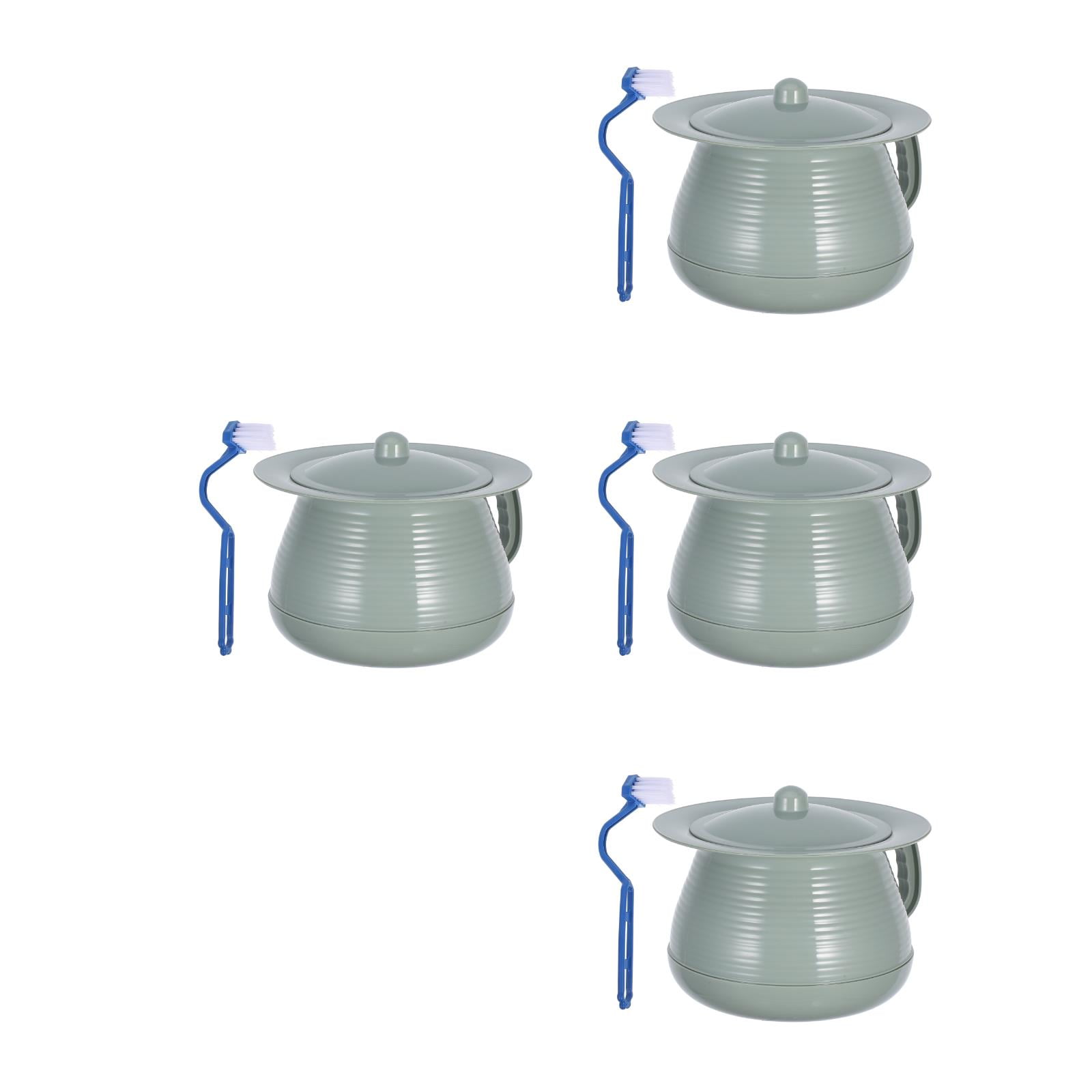 Worgeous 4 Sets of Chamber Pot Toilet Bedroom Urine Pot Spittoon Urine ...