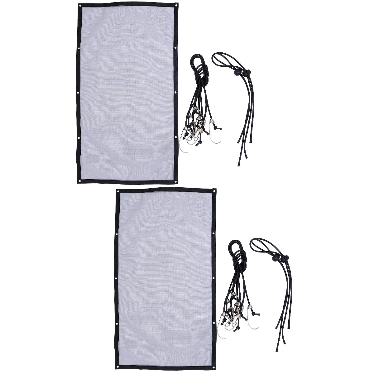 WORGEOUS 4 Sets Durable Car Pet Mesh Practical Car Pet Safety Net Pet ...