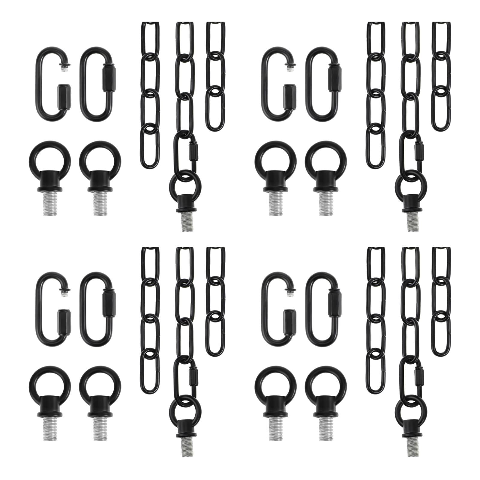 Worgeous 4 Sets Hanging Chain Planter Hanger Industrial Light Fixture ...