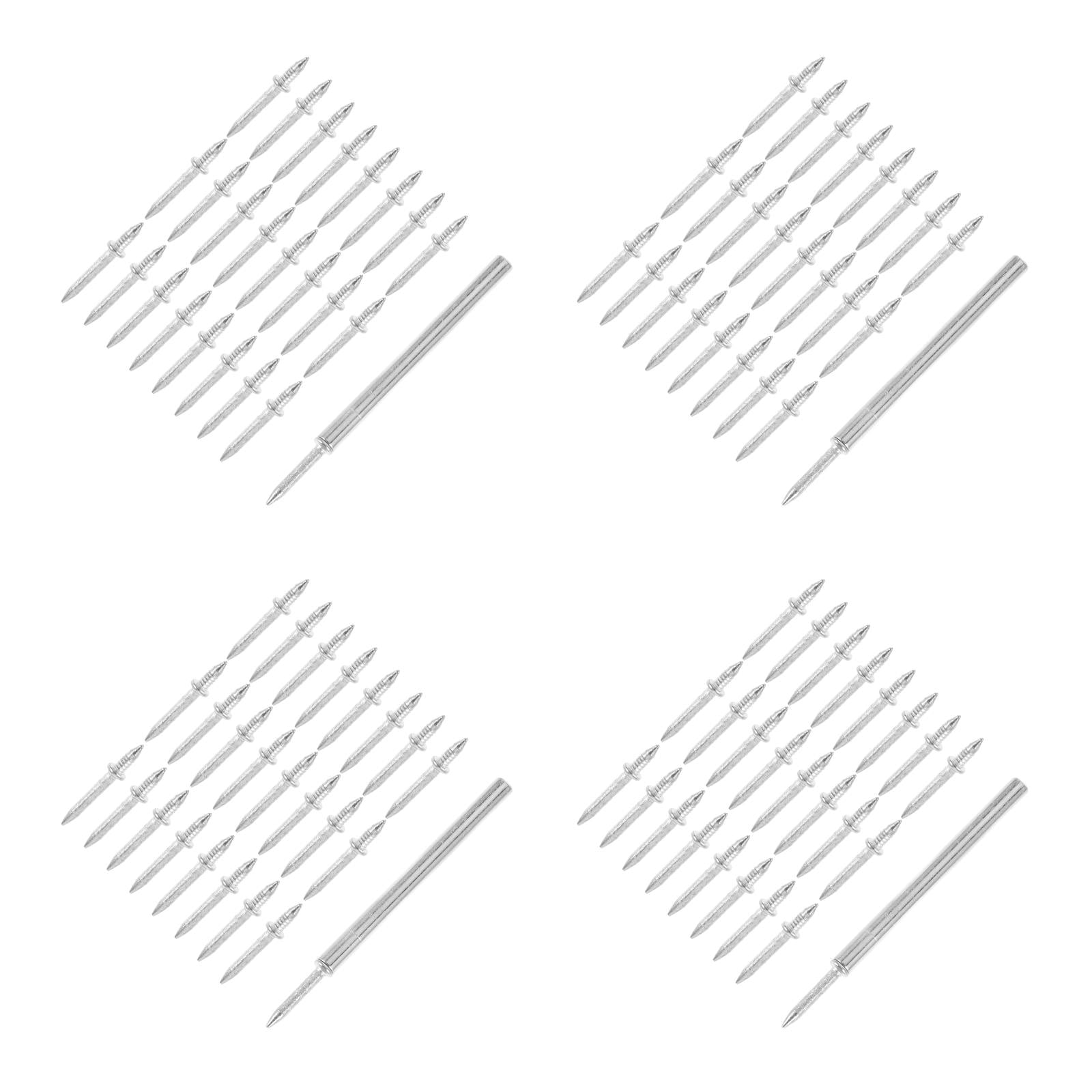 Worgeous 4 Sets Of Metal Skirting Board Nails Wall Invisible Skirting ...